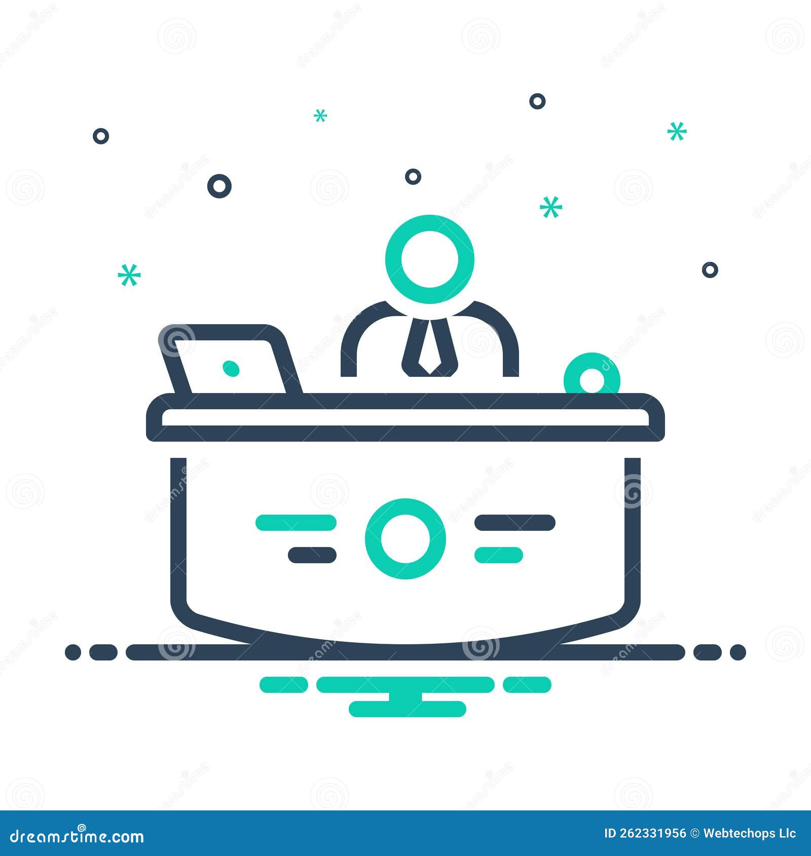 Mix Icon for Reception, Acclamation and Welcome Stock Vector ...