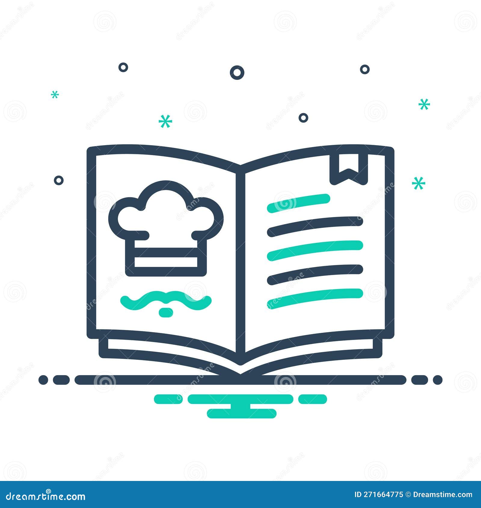 Mix Icon for Recipe, Prescript and Cook Stock Vector - Illustration of ...