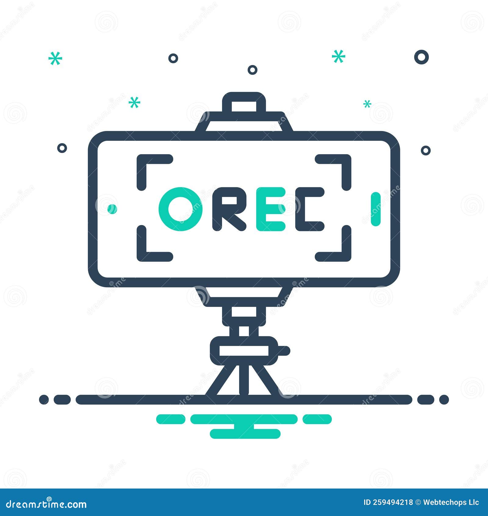 Mix Icon for Recording, Record and Video Stock Illustration ...