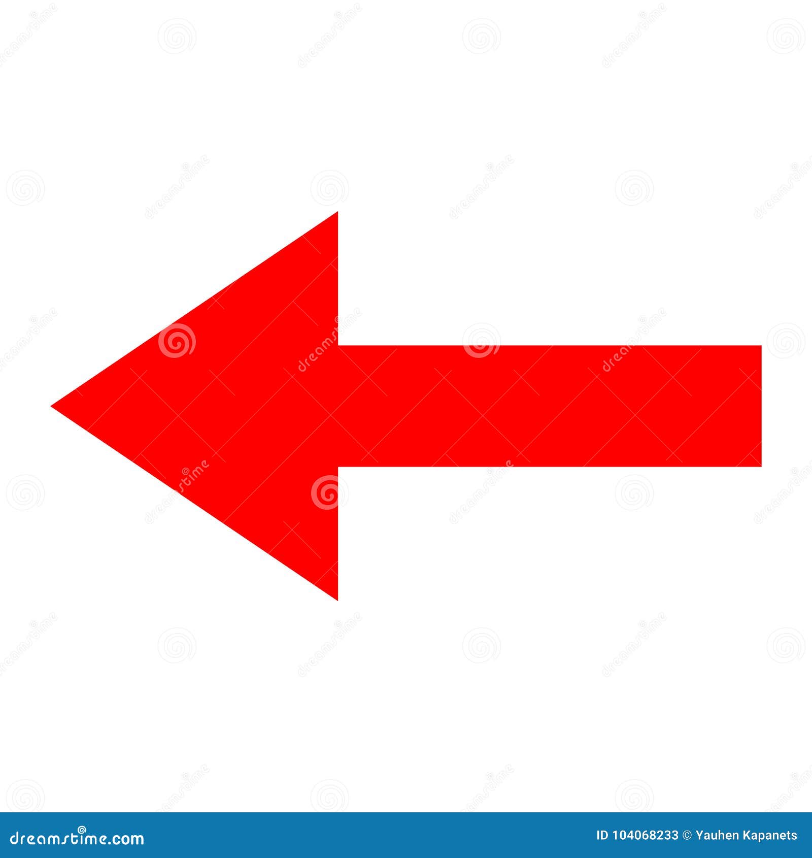 Left Arrow Icon Vector Sign And Symbol Isolated On White Background ...