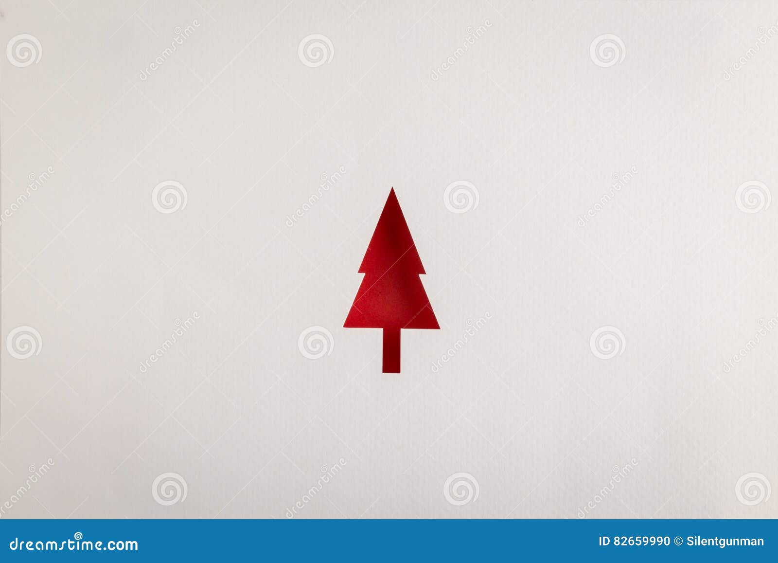 Icon red Christmas tree stock photo. Image of merry, celebration - 82659990