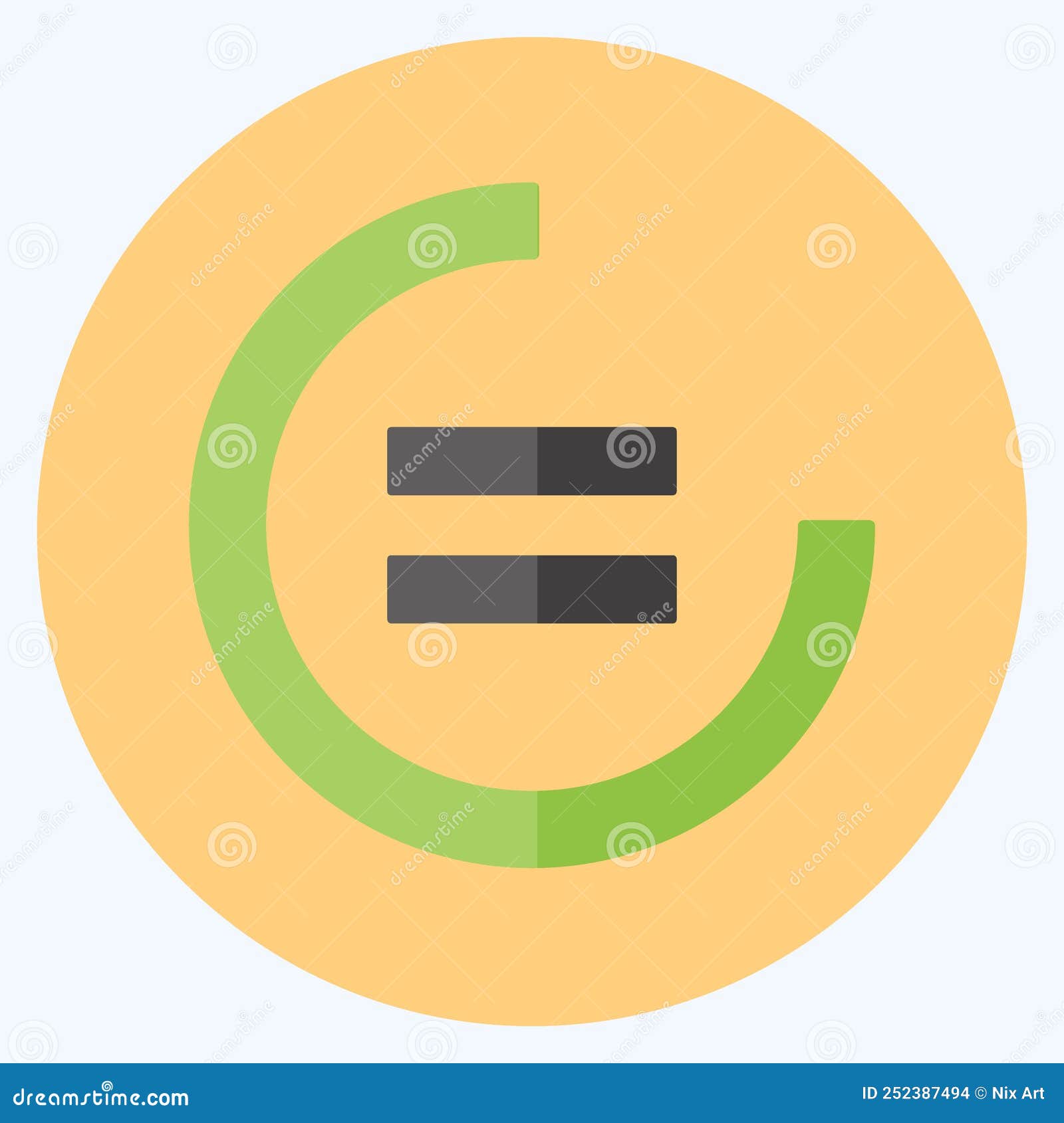 Icon Reduced Inequality. Suitable for Community Symbol. Flat Style ...