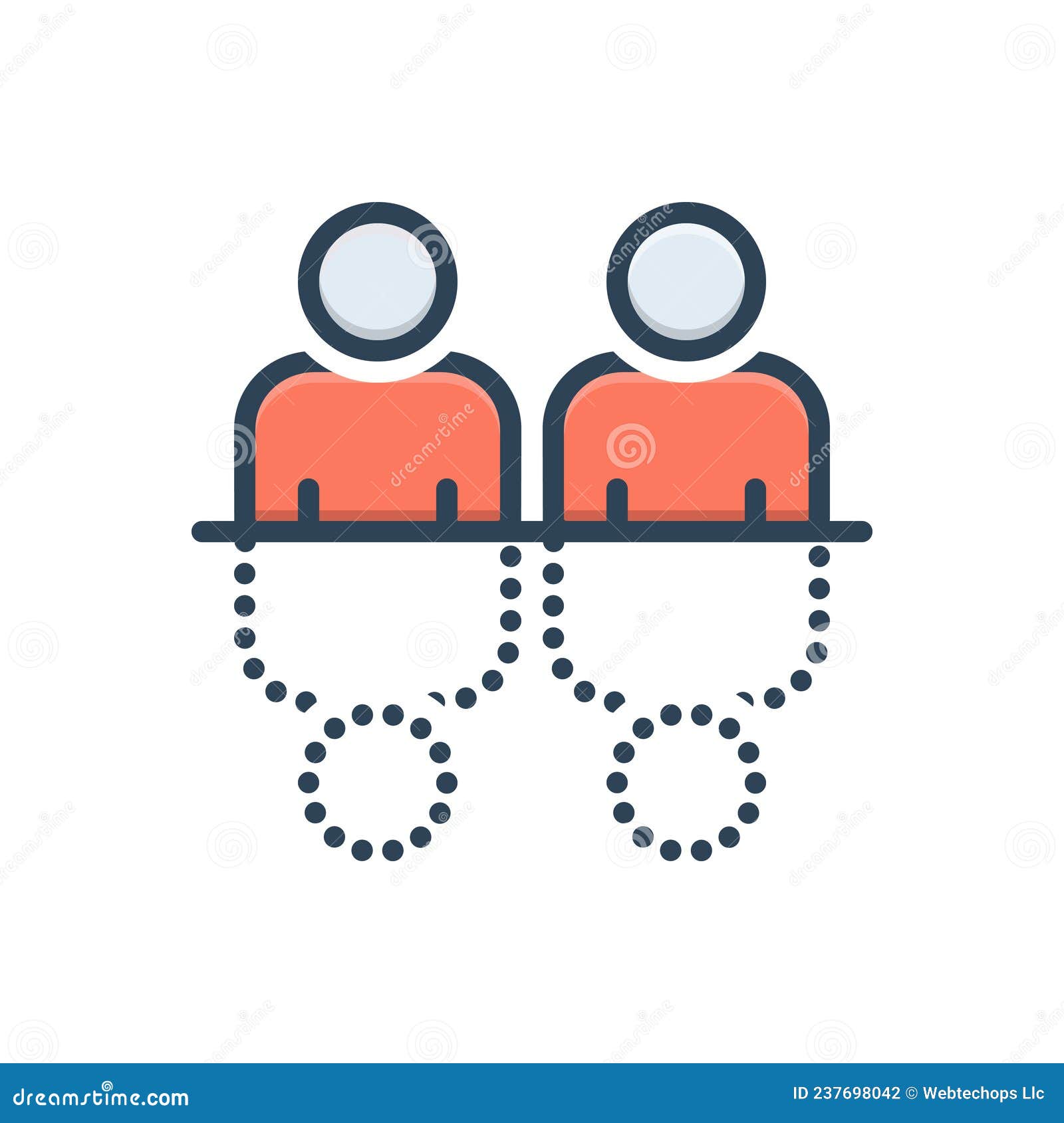 Color Illustration Icon for Reflect, Person and Opposite Stock ...