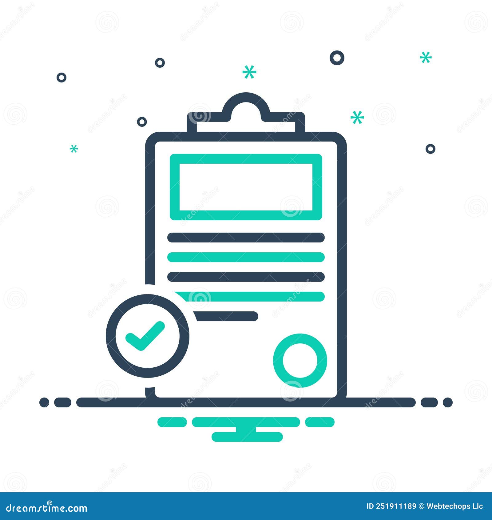 Mix Icon for Registry, Collection and Registration Stock Vector ...