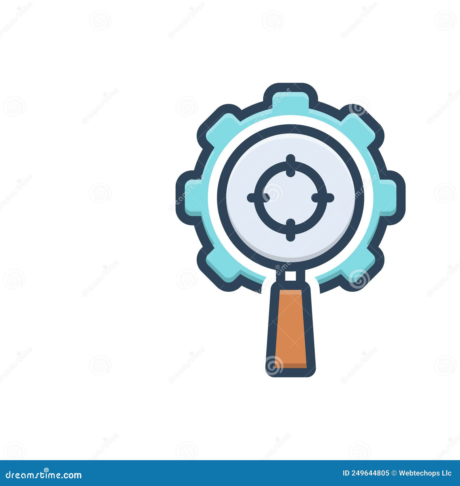 Color Illustration Icon for Relevant, Episodic and Pertinent Stock ...