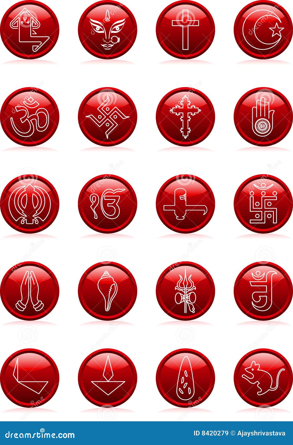 Icon Religen stock illustration. Illustration of shiva - 8420279