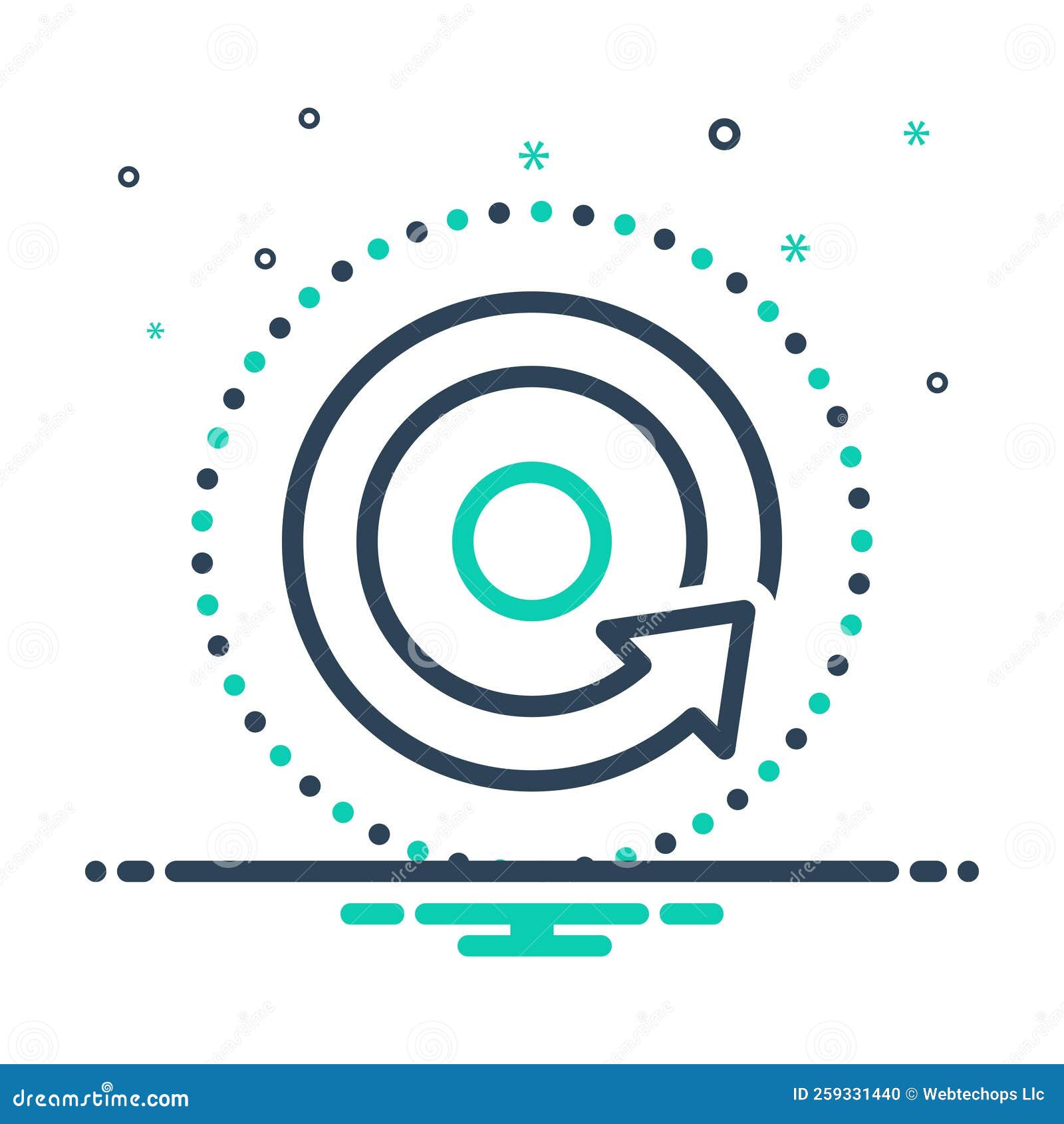 Mix Icon for Reload, Refresh and Restore Stock Illustration ...