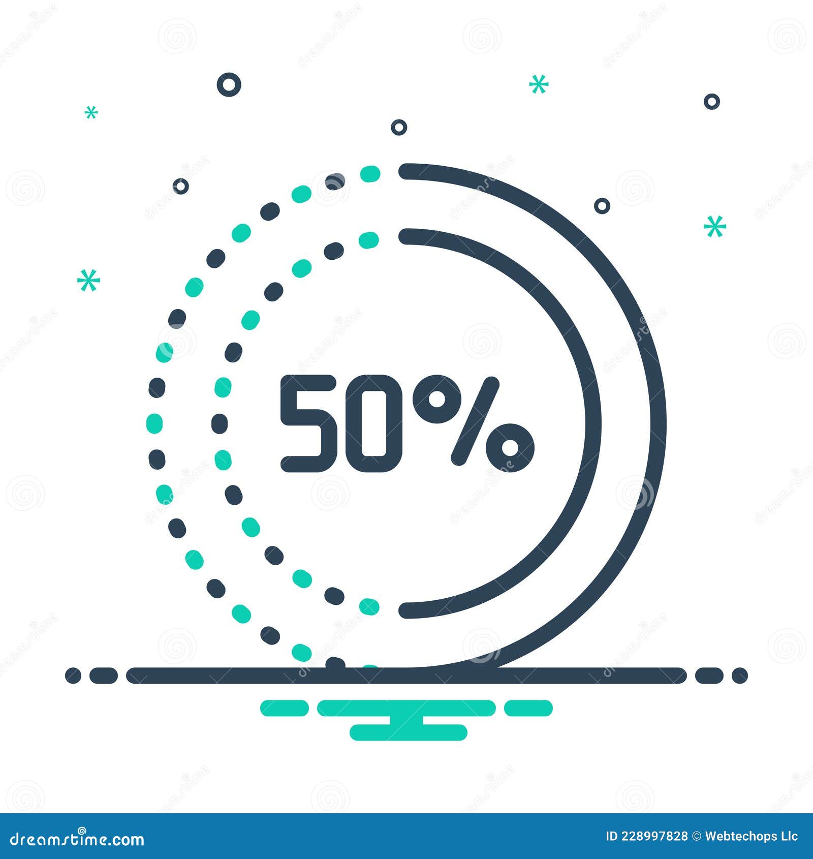 Mix Icon for Remaining, Forward and Stopping Stock Vector ...