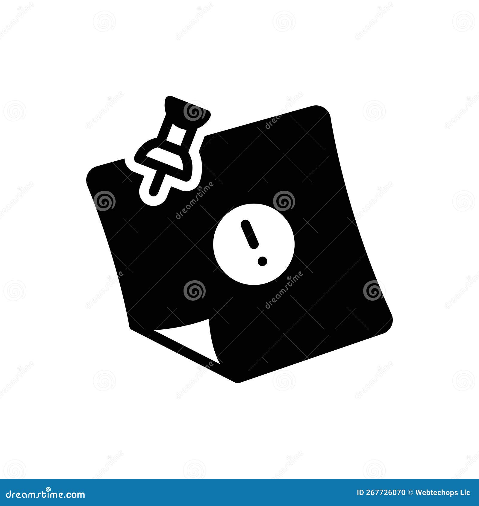 Black Solid Icon For Remembered, Bubble And Circle Vector Illustration ...