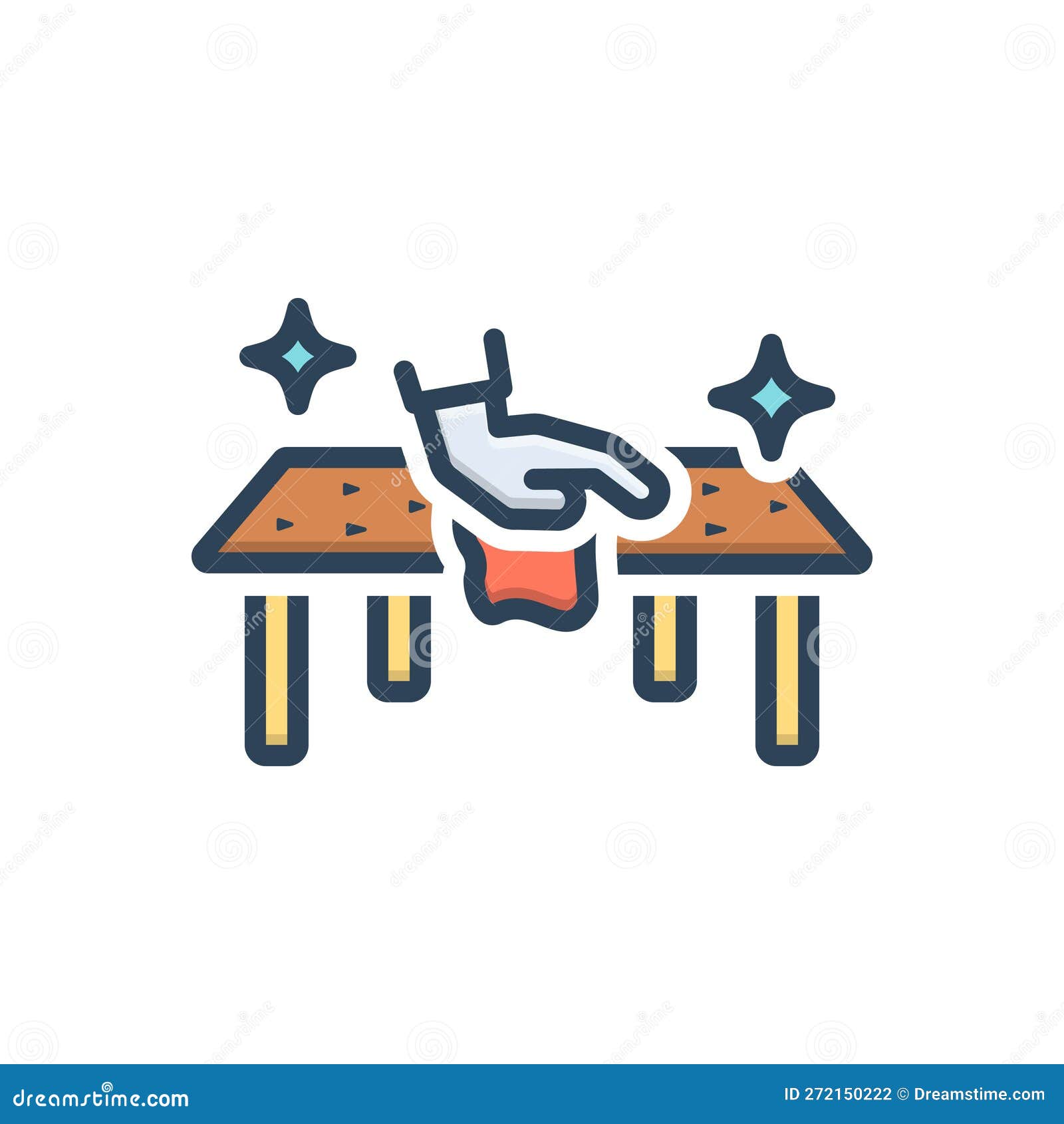 Color Illustration Icon for Removing, Dust and Surface Stock ...