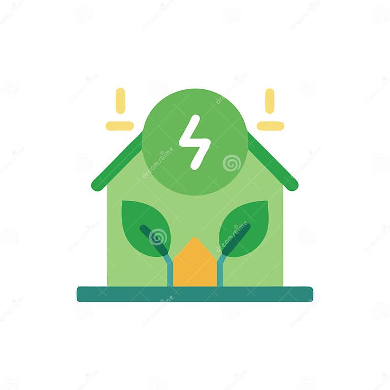 Icon for Renewable Energy Sources Stock Illustration - Illustration of ...