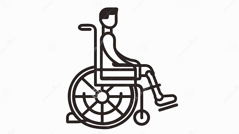 Empowerment through Representation: Amputee Icon Symbolizing Disability ...