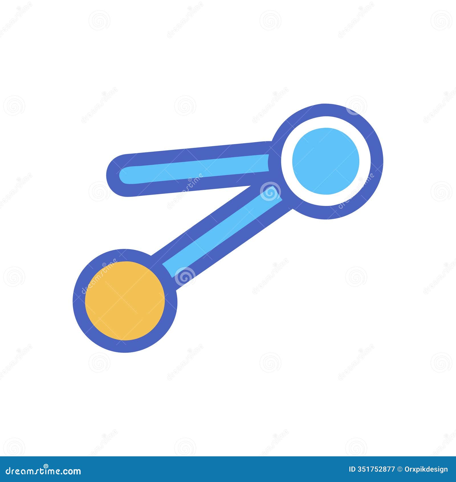 Measuring Spoon Icon for Kitchen Essentials Stock Illustration ...