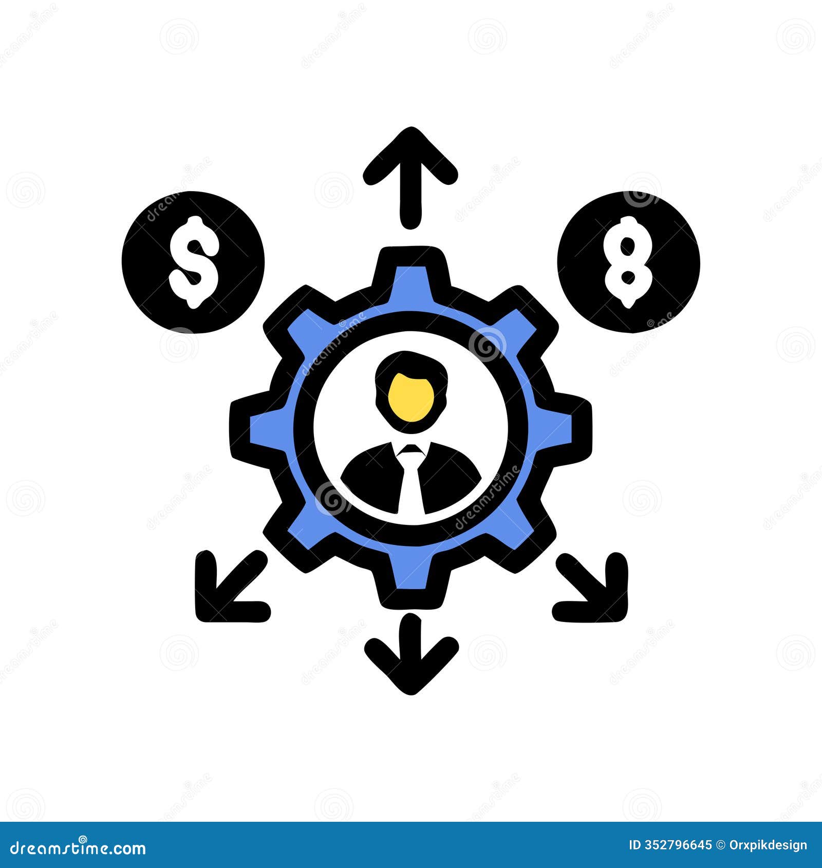 Resource Allocation Line Icons Collection. Allocation, Capacity ...