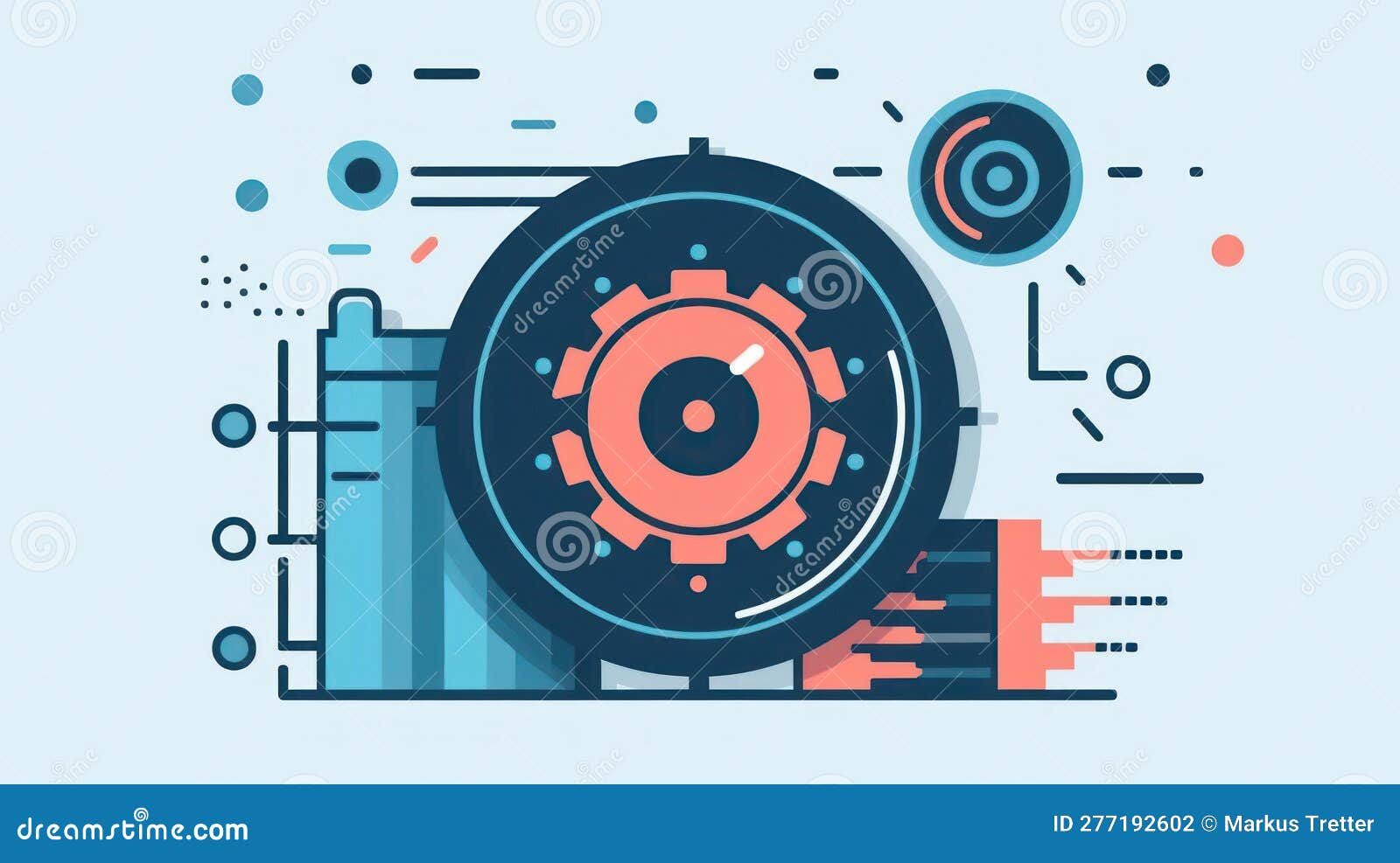 A Predictive Maintenance Icon Representing the Use of Data Analysis To ...