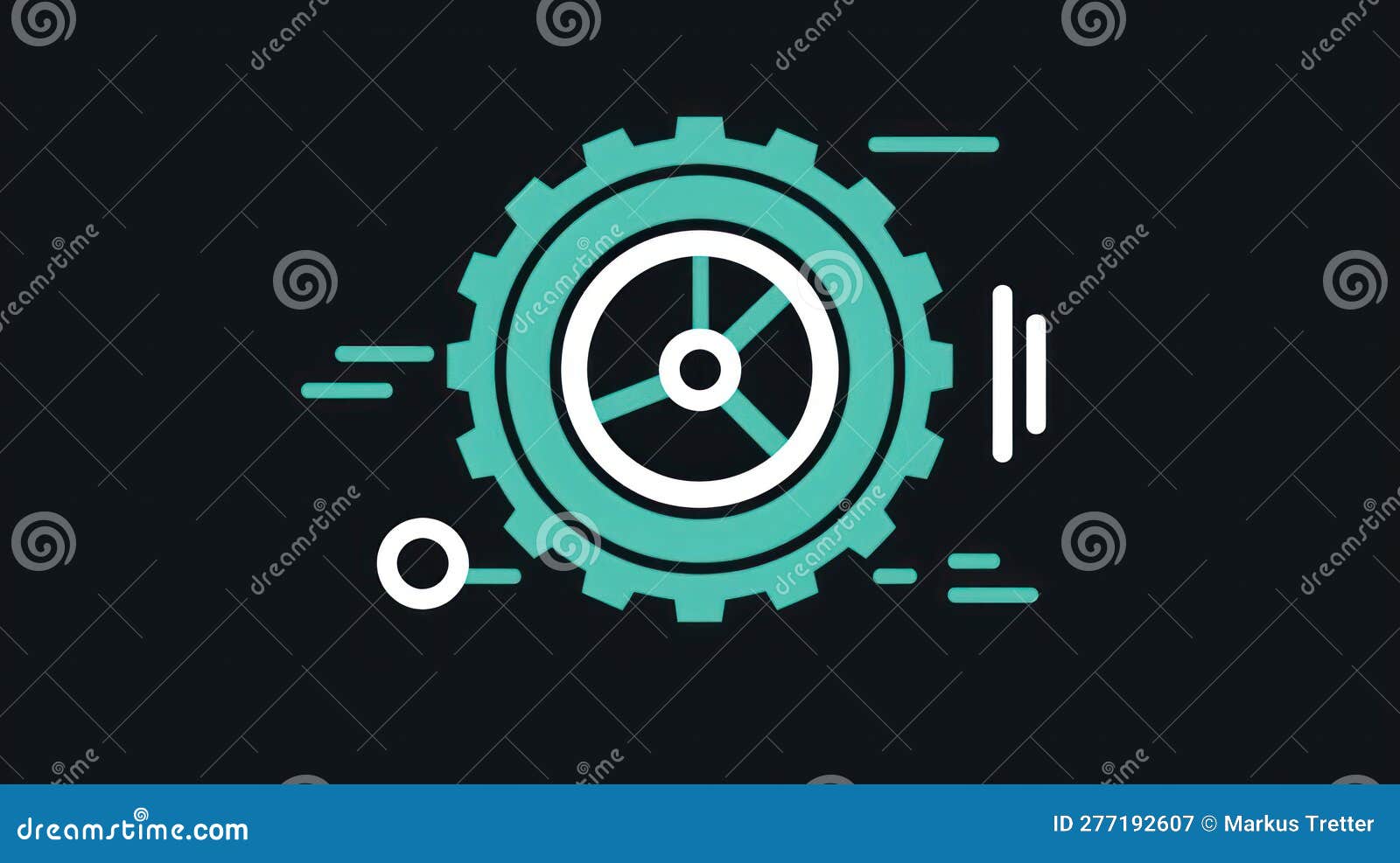A Predictive Maintenance Icon Representing the Use of Data Analysis To ...