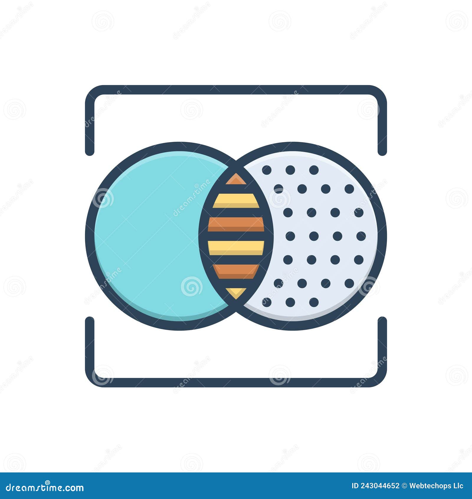 Color Illustration Icon for Resemble, Take and after Stock Illustration ...