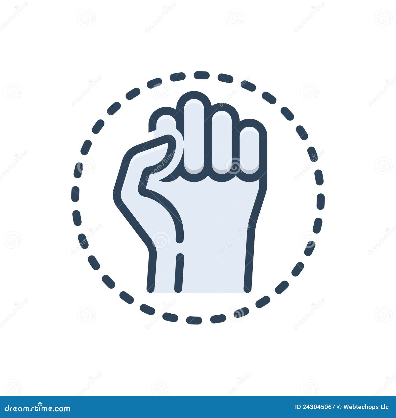 Color Illustration Icon for Resistance, Resist and Protest Stock ...