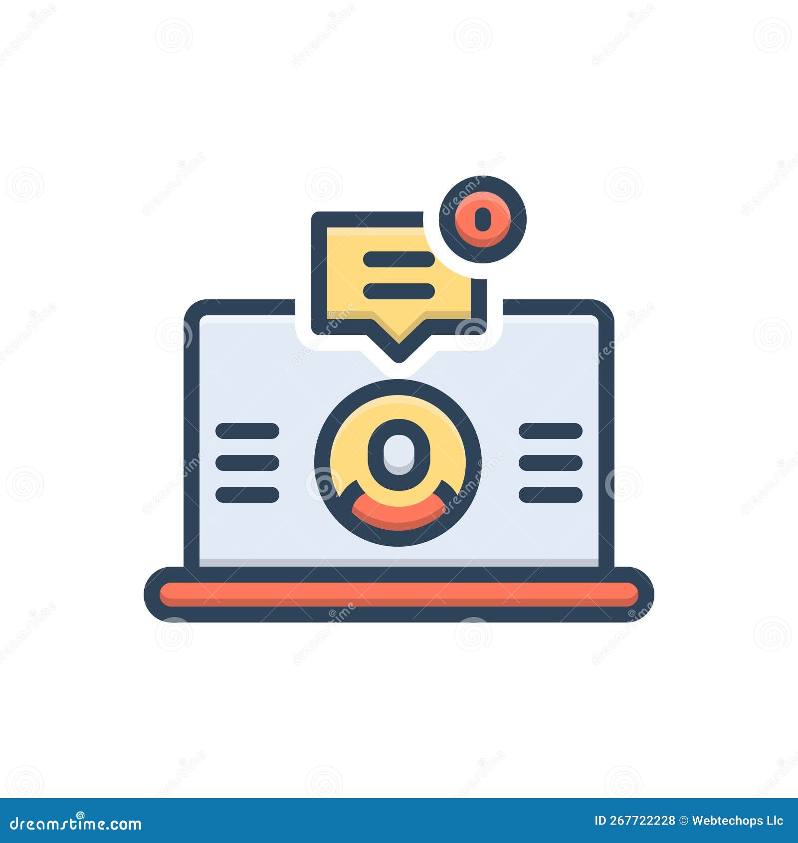 Color Illustration Icon for Respond, Response and Reaction Stock Vector ...