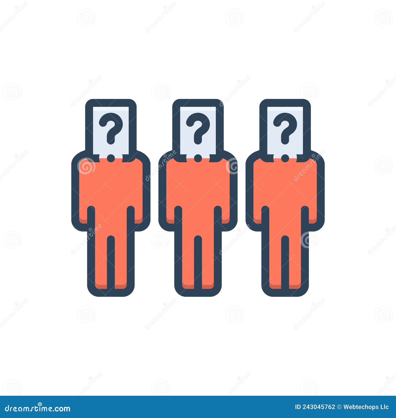Color Illustration Icon for Respondent, Defendant and Remonstrant Stock ...
