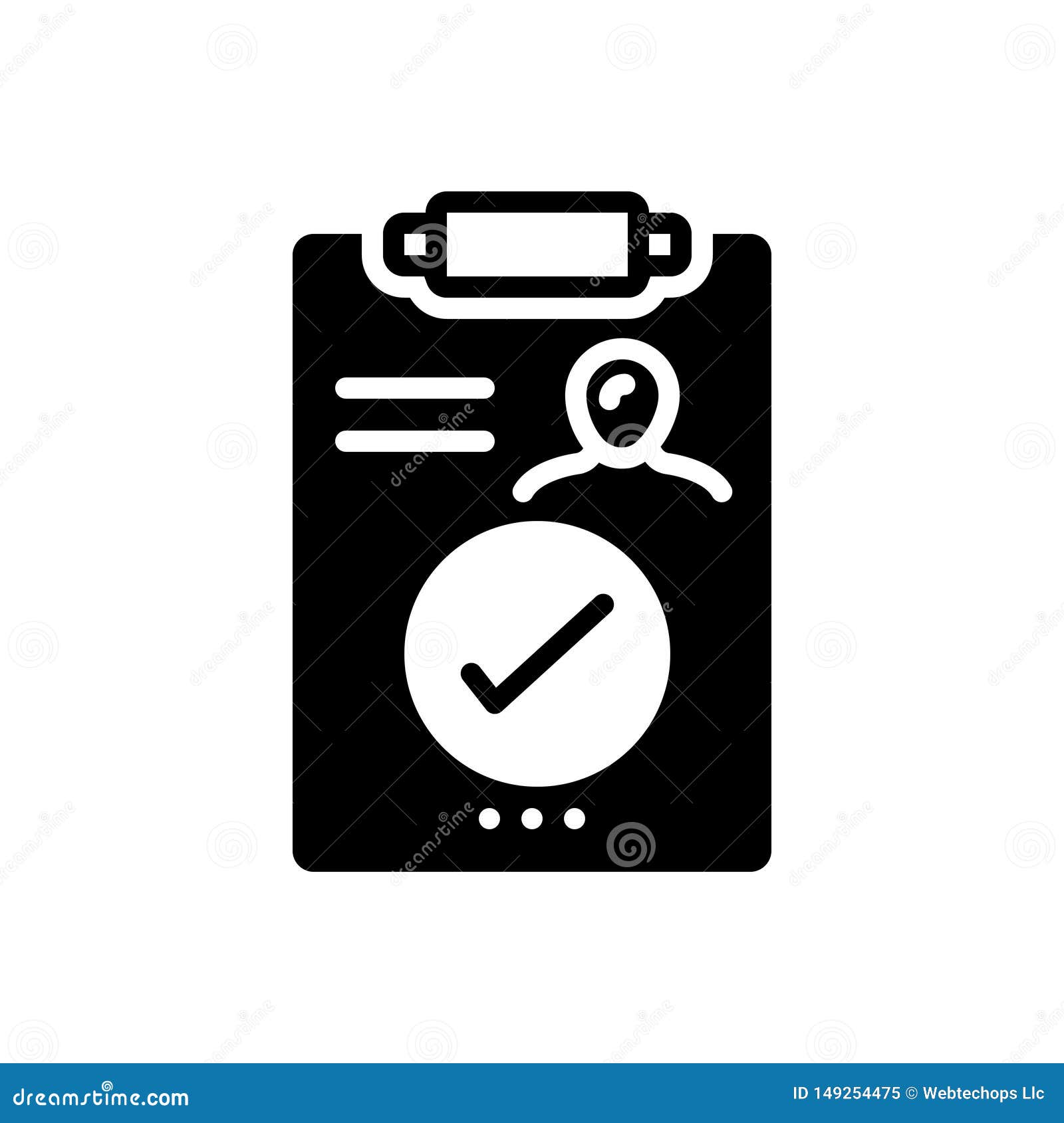 Black Solid Icon for Result, Outcome and Consequence Stock Illustration ...