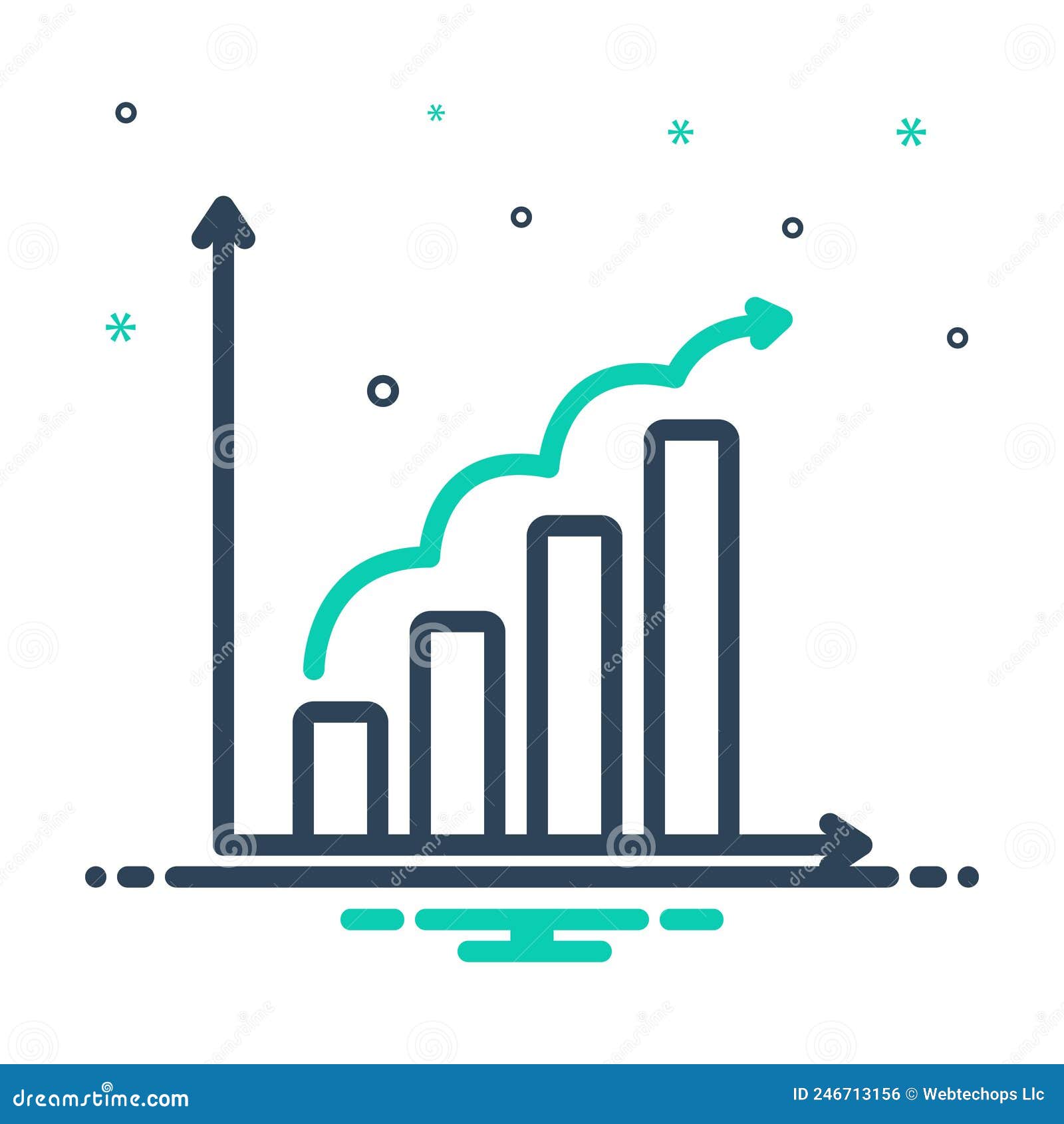 Mix Icon for Result, Outcome and Consequence Stock Illustration ...