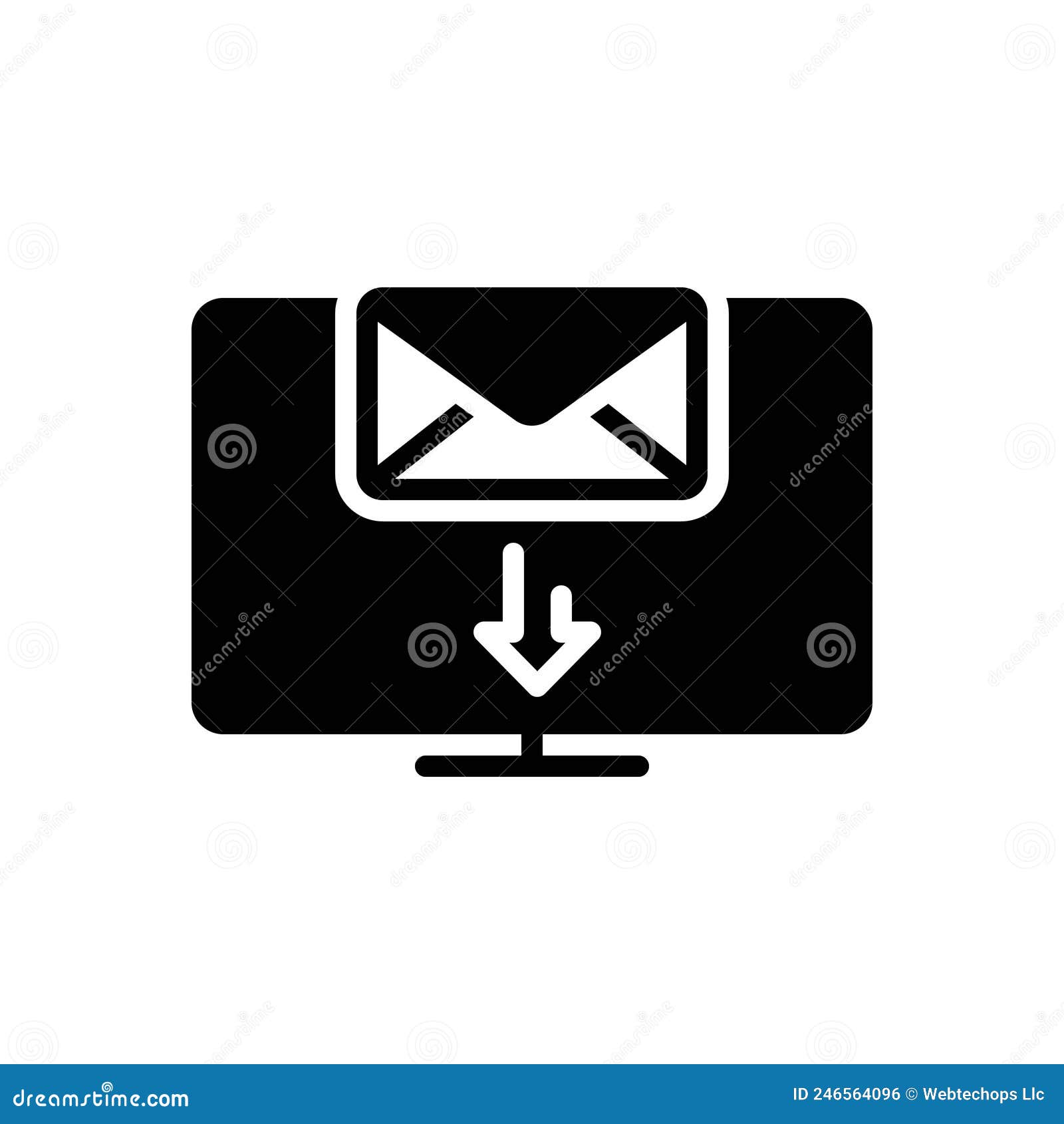Black Solid Icon for Retrieve, Get Back and Recover Stock Vector ...