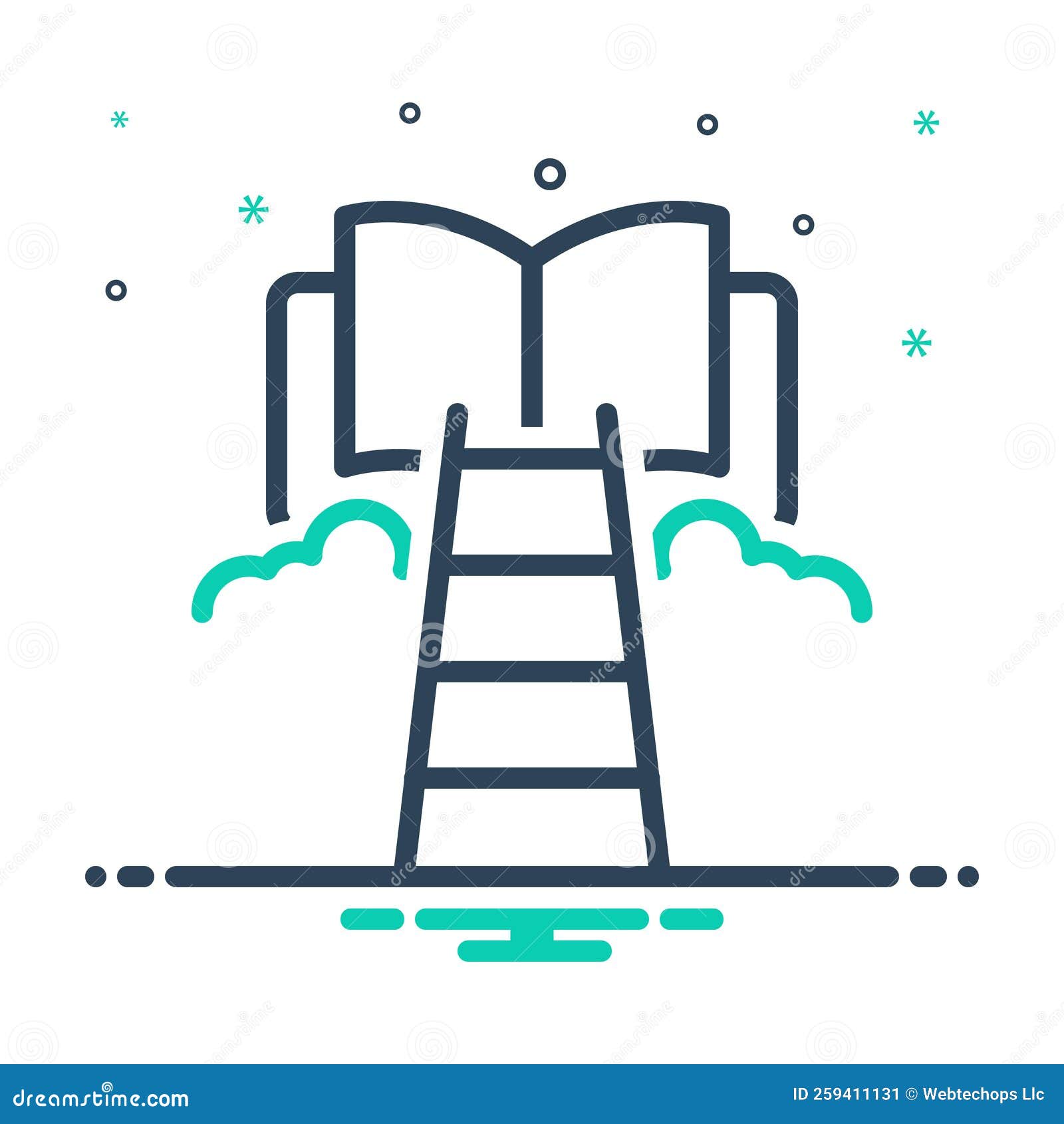 Mix Icon for Revelation, Divulgence and Utterance Stock Illustration ...