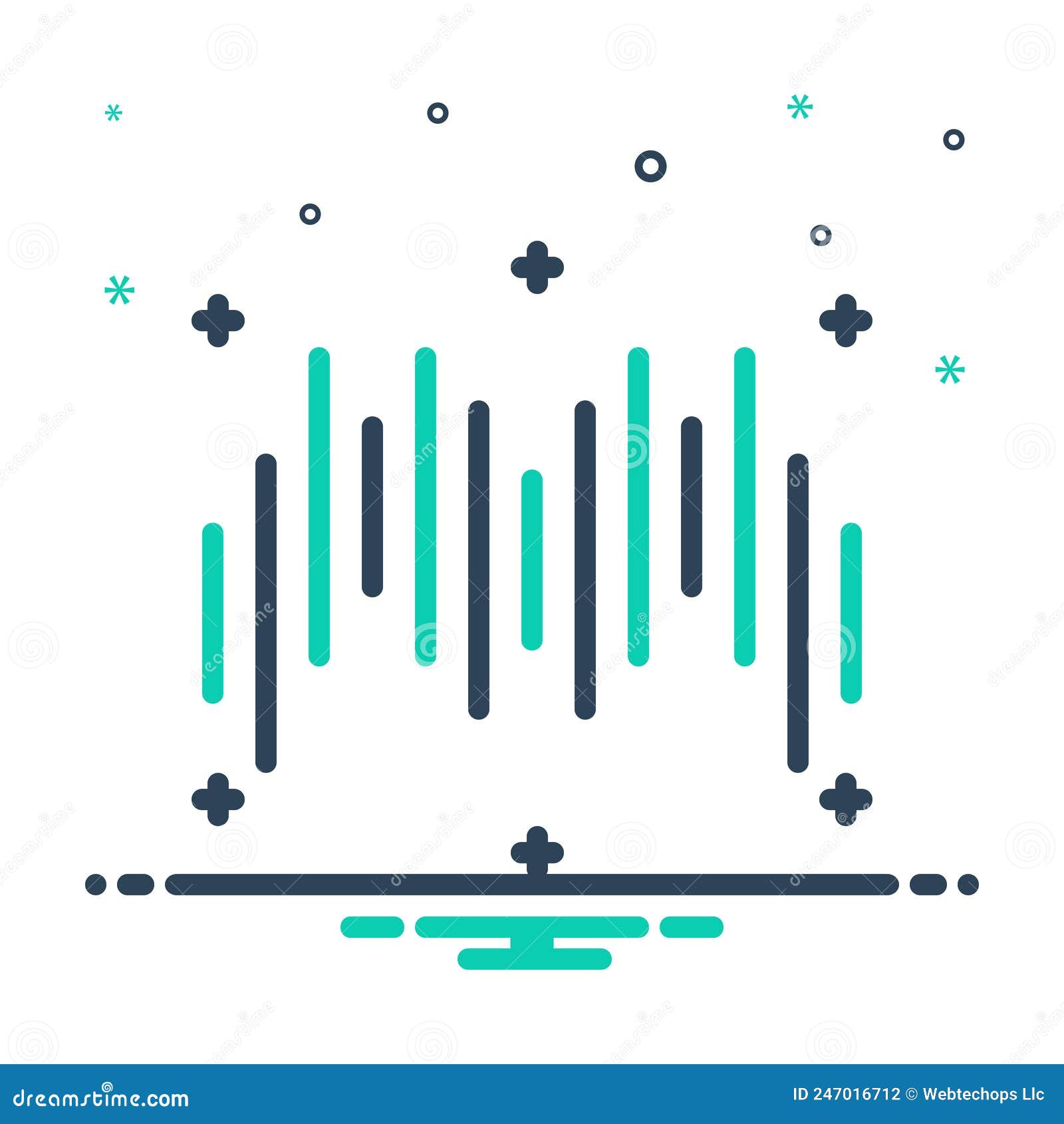 Mix Icon for Rhythm, Cadence and Timbre Stock Vector - Illustration of ...