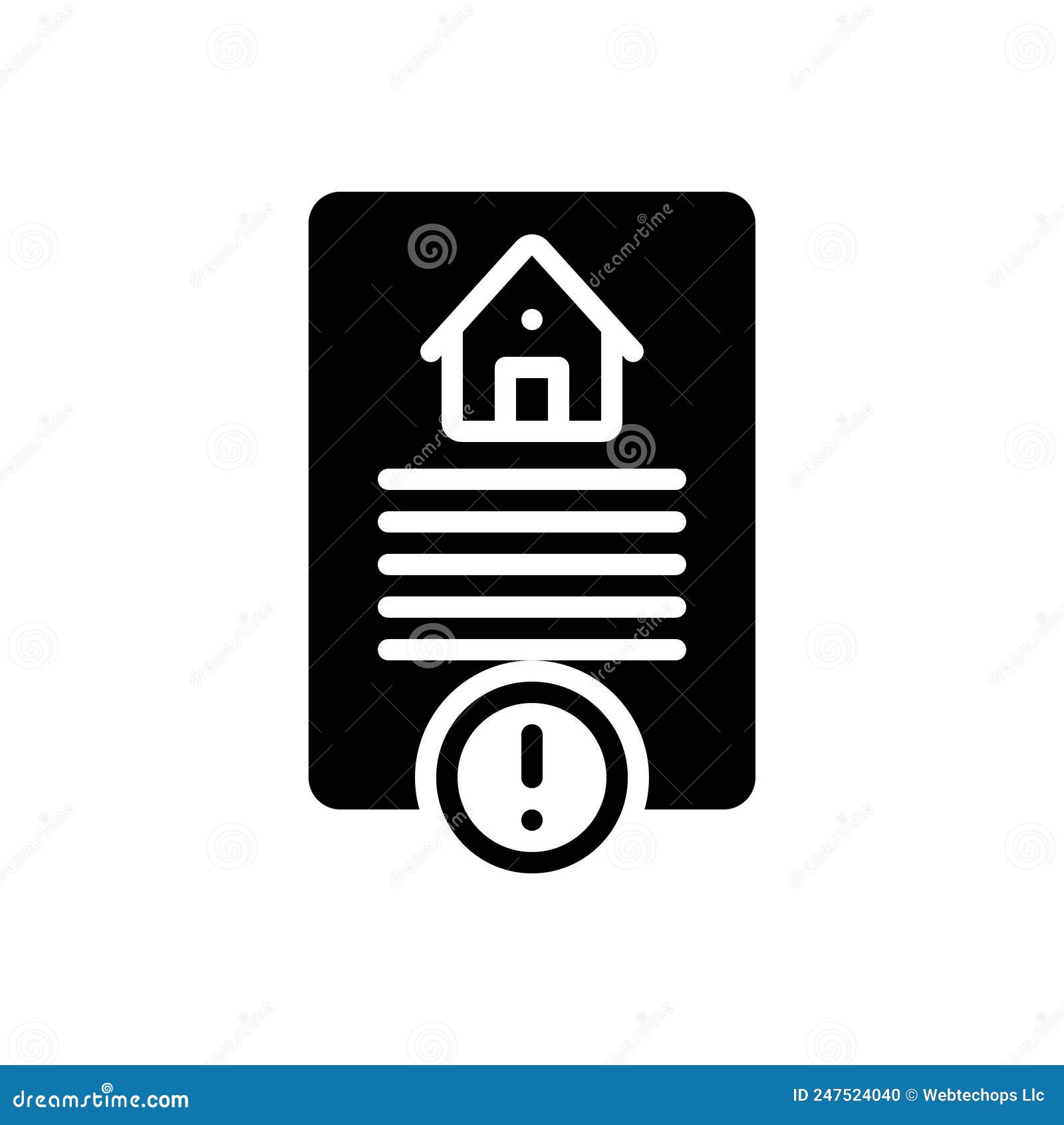 Black Solid Icon for Risk, Hazard and Peril Stock Vector - Illustration ...