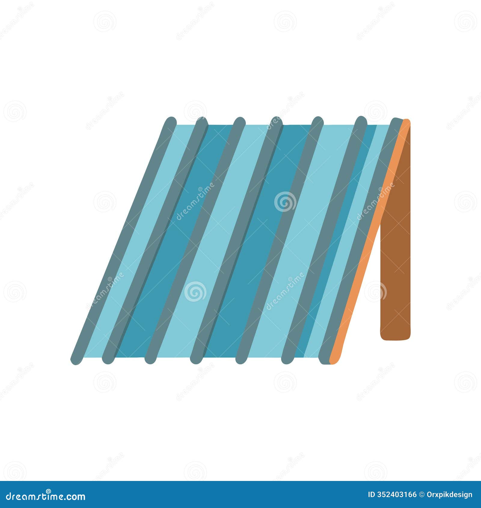 Icon of Roof Batten for Structural Support Stock Illustration ...