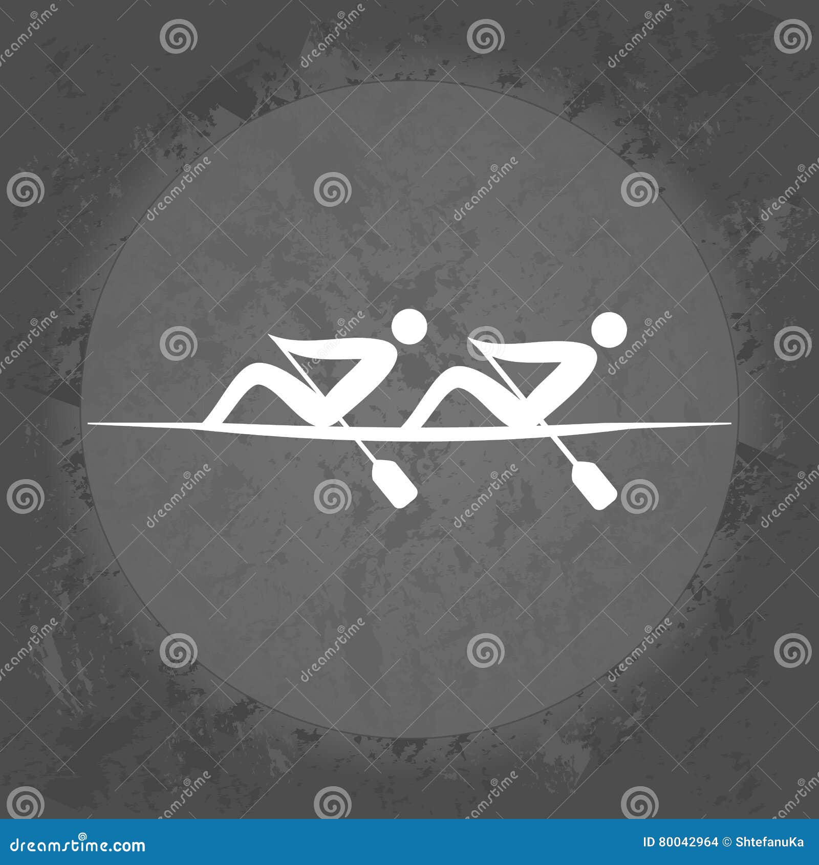 Rowing Background Vector Illustration | CartoonDealer.com #26676864