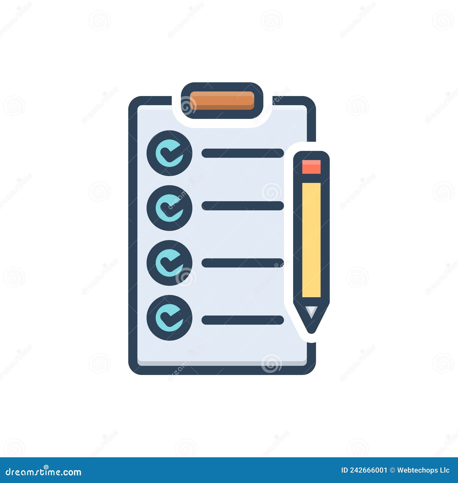 Color Illustration Icon for Rules, Condition and Checklist Stock Vector ...