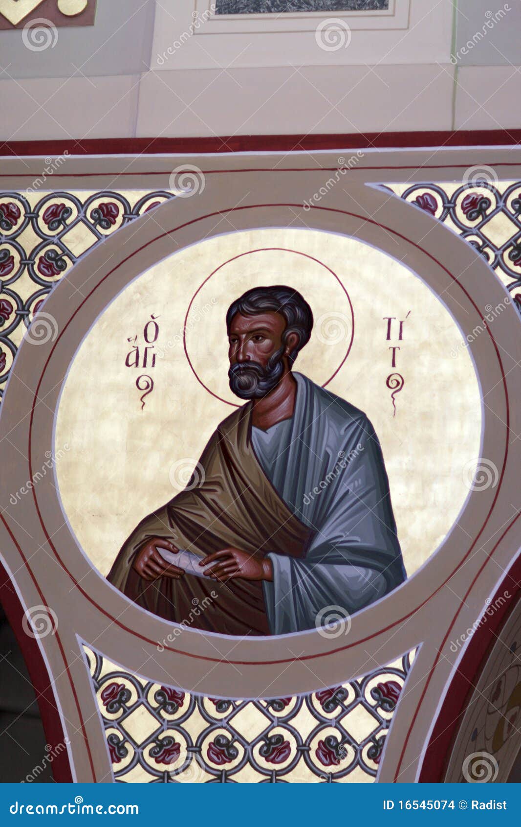 Icon of saint editorial stock image. Image of painted - 16545074