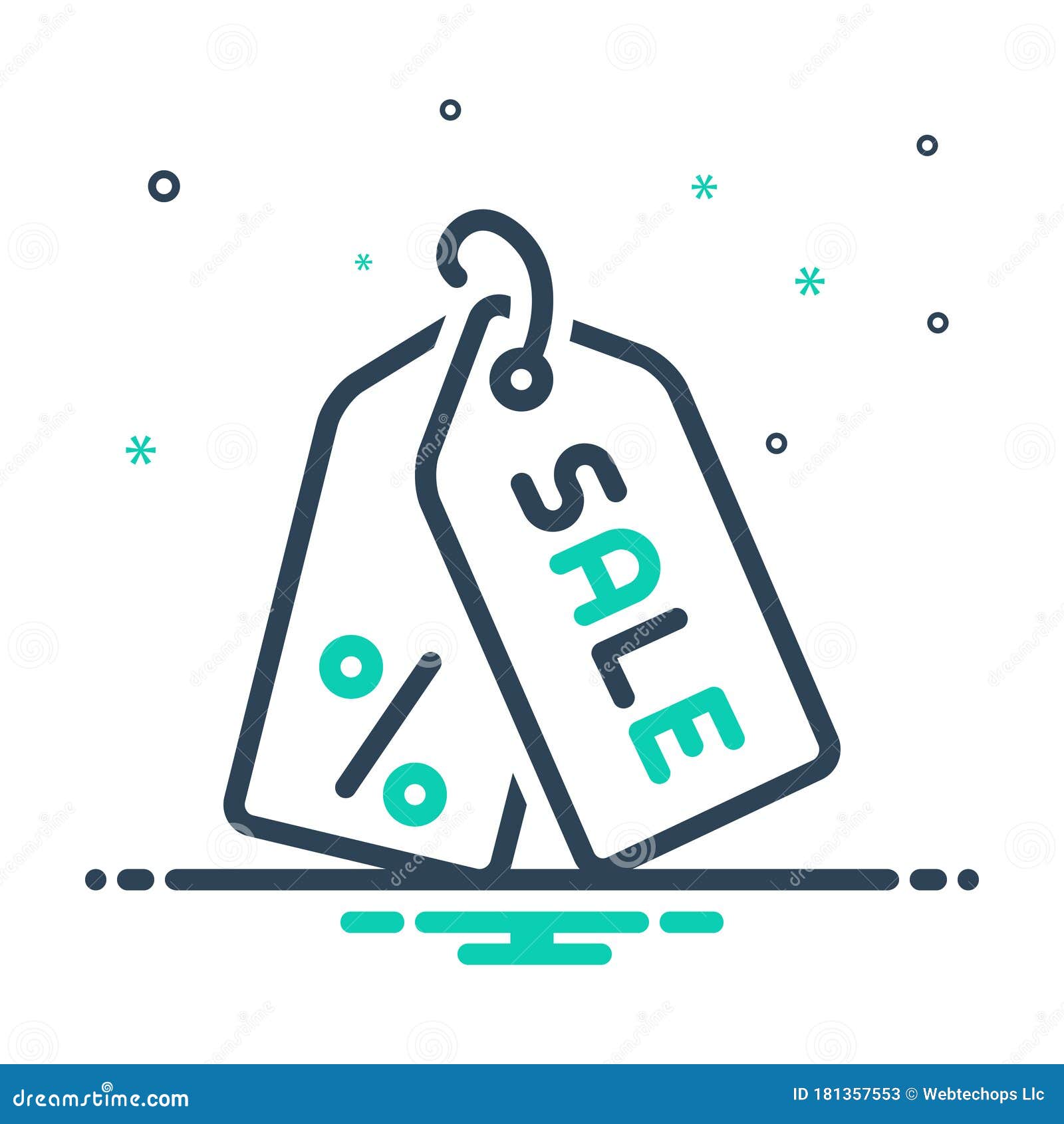 Mix Icon for Sales, Business and Purchase Stock Vector - Illustration ...
