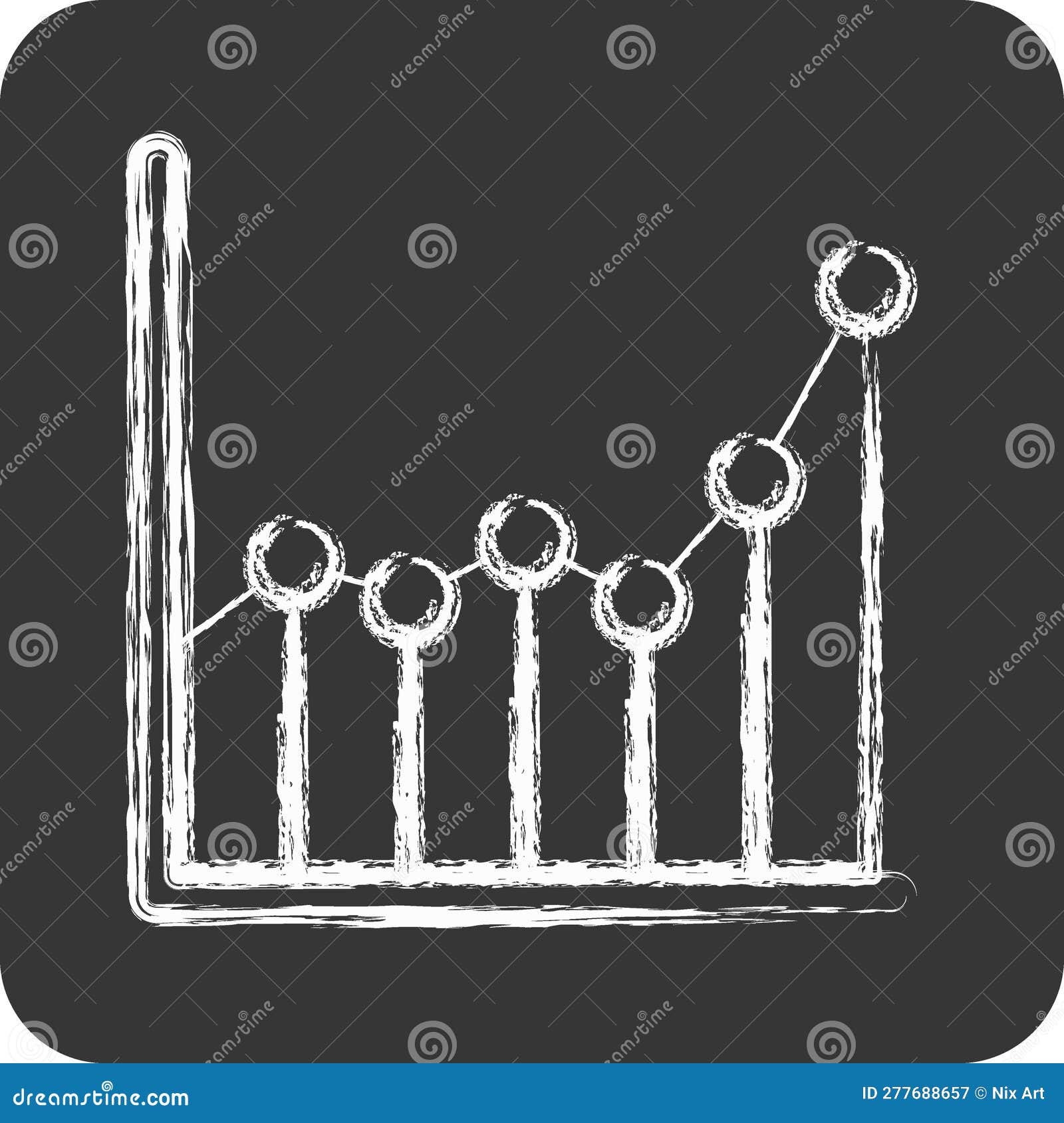 Icon Sample Data. Related To Machine Learning Symbol. Chalk Style Stock ...