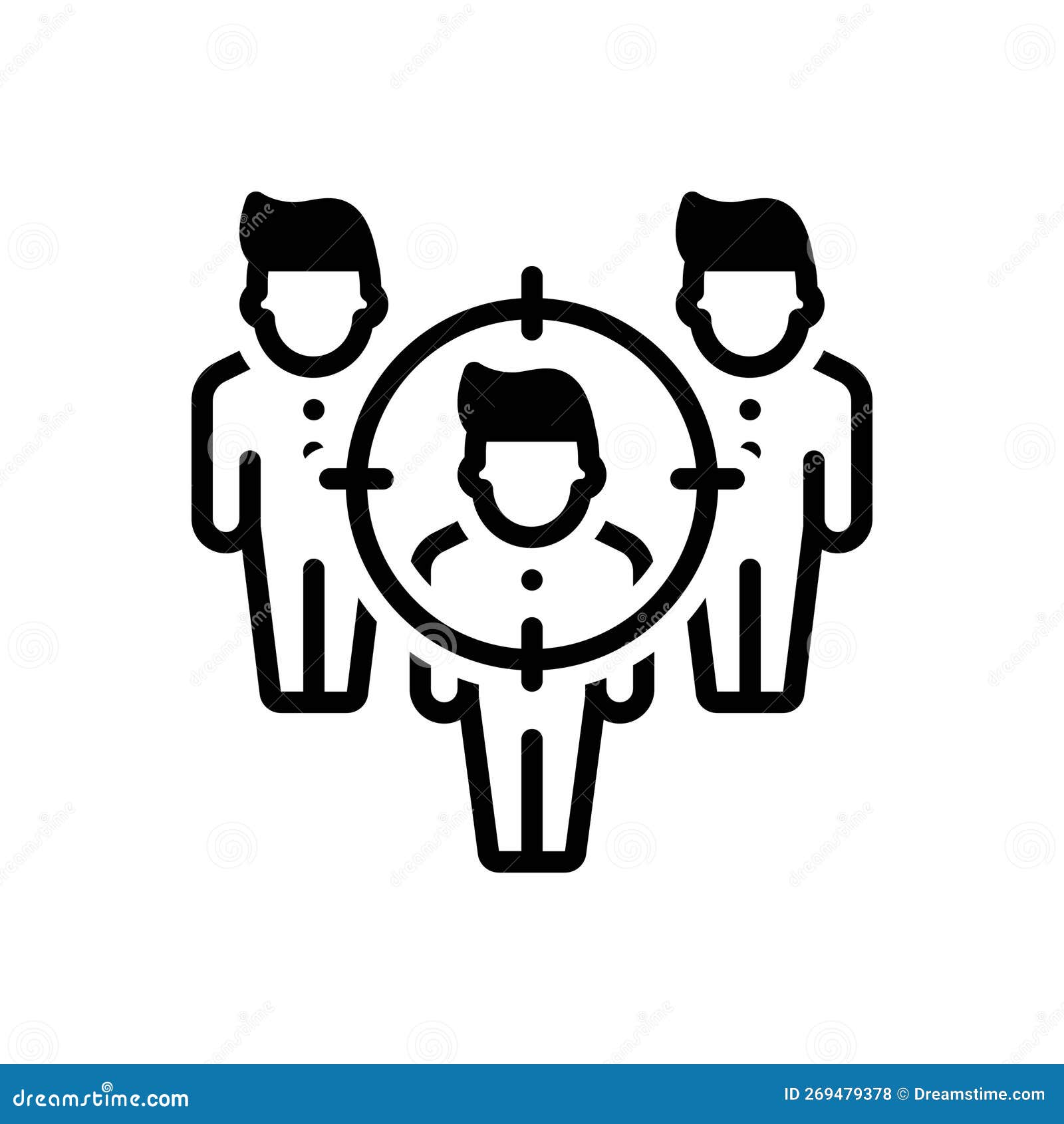 Black Solid Icon for Sampling, Sample and Group Stock Vector ...