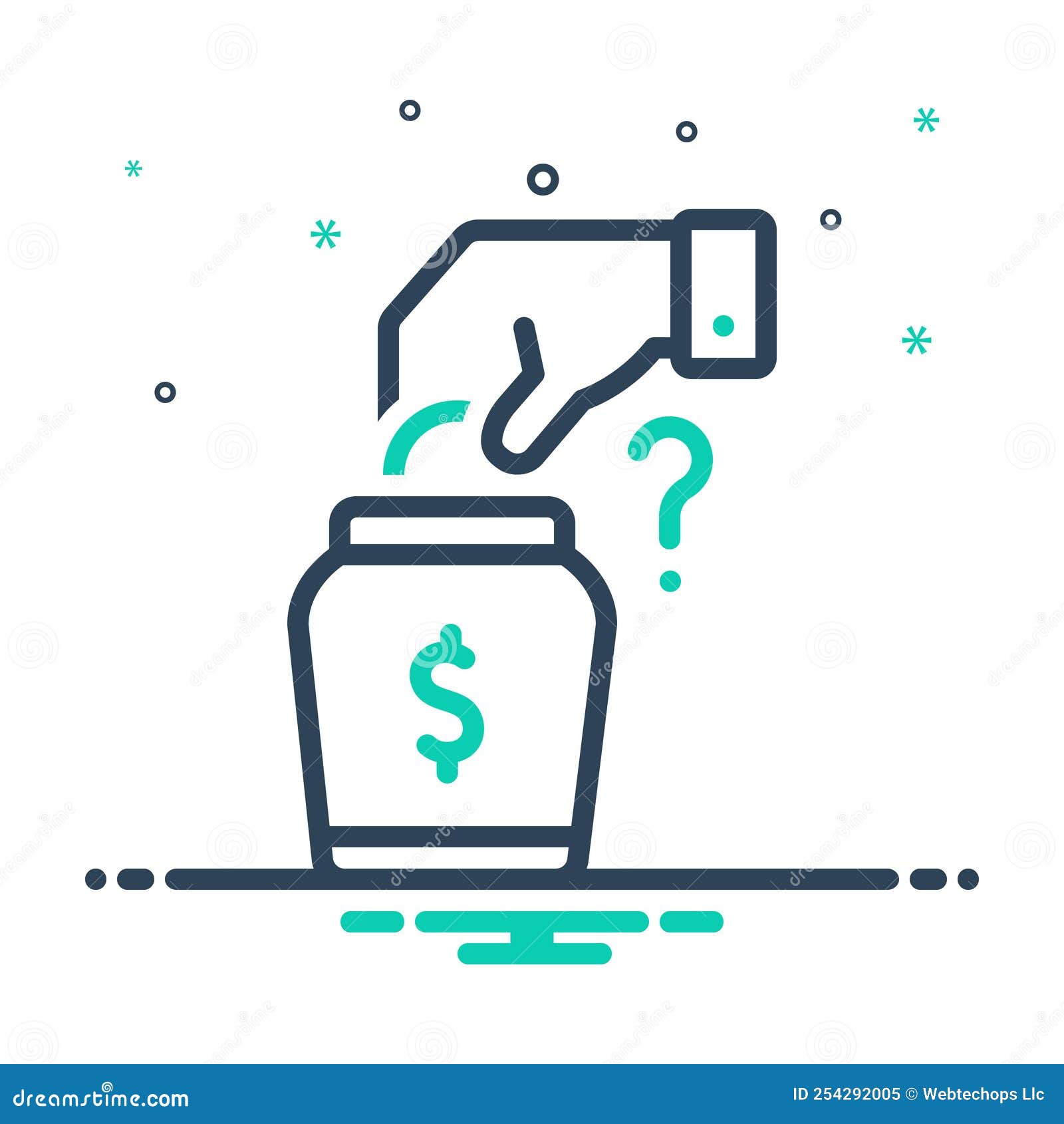 Mix Icon for Schemes, Plan and Finance Stock Vector - Illustration of ...