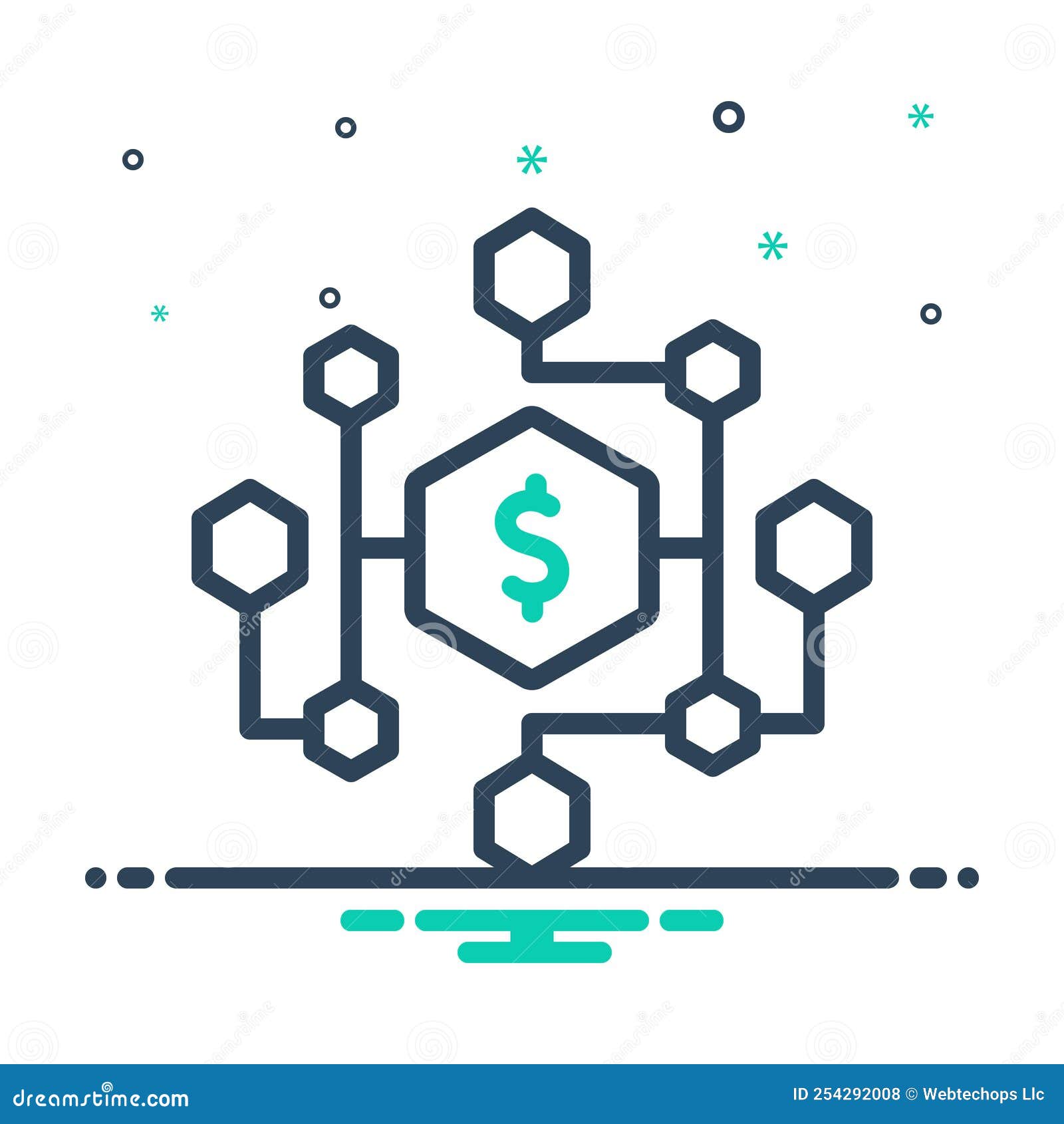 Mix Icon for Schemes, Plan and Sitemap Stock Vector - Illustration of ...