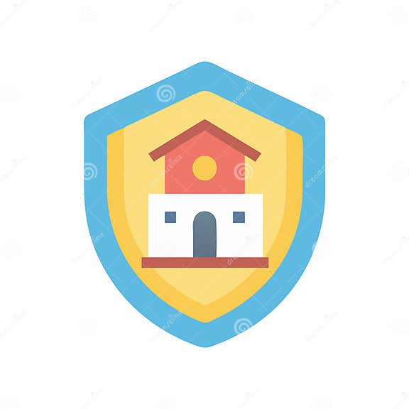 Icon for School Shields and Protection Stock Vector - Illustration of ...