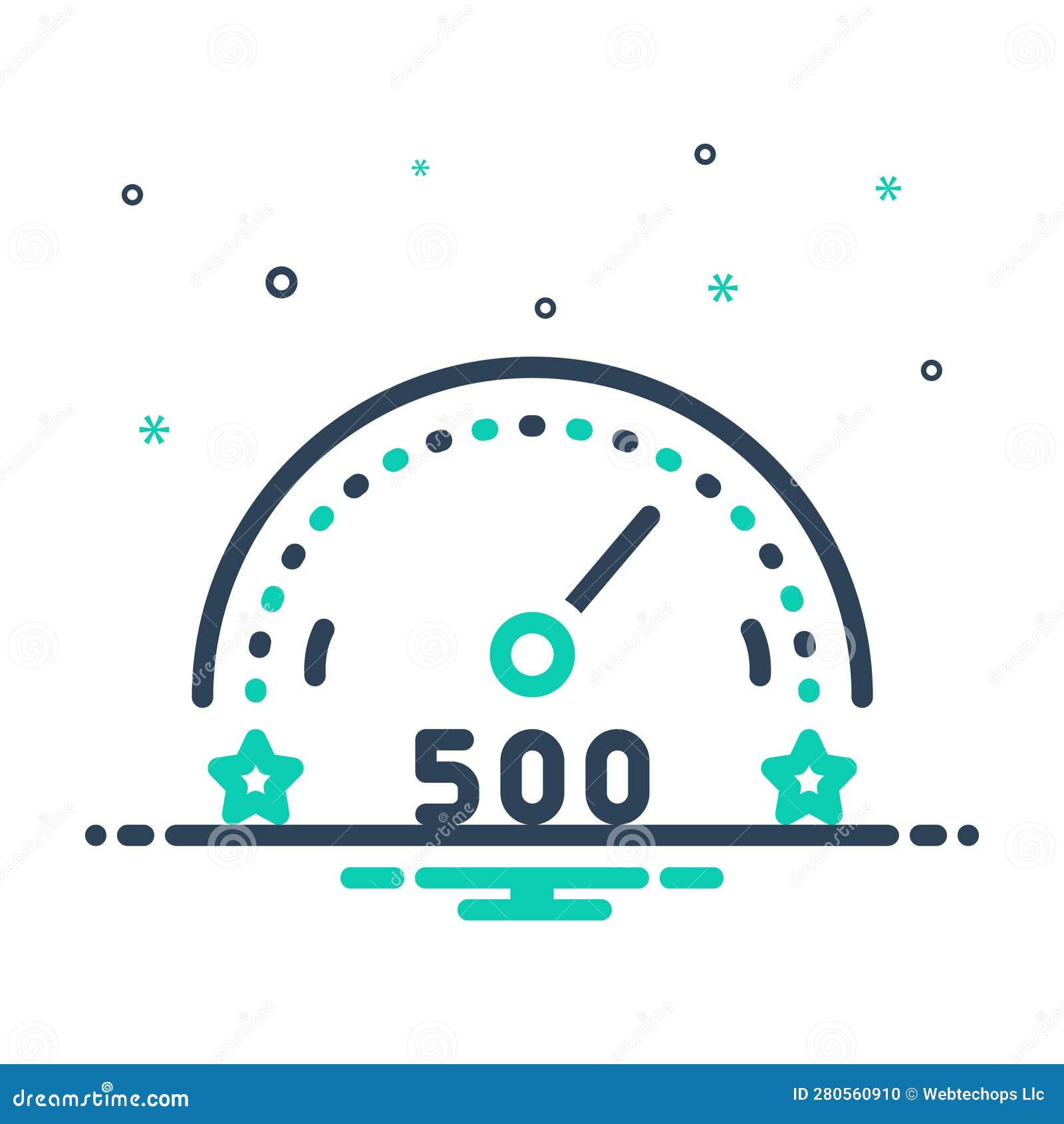 Mix Icon for Scores, Score Display and Meter Stock Vector ...