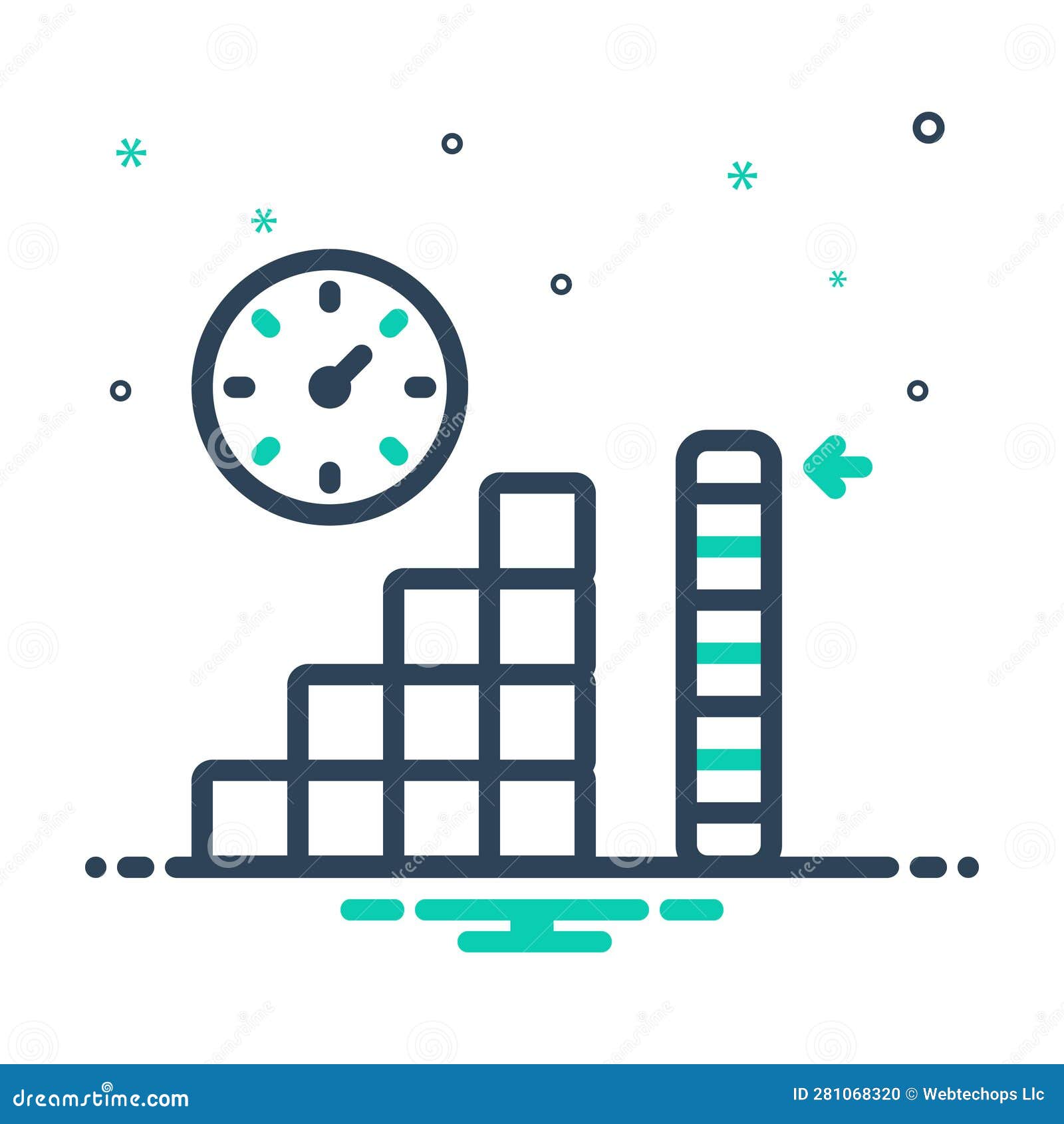 Mix Icon for Scoring, Labeling and Scale Stock Vector - Illustration of ...