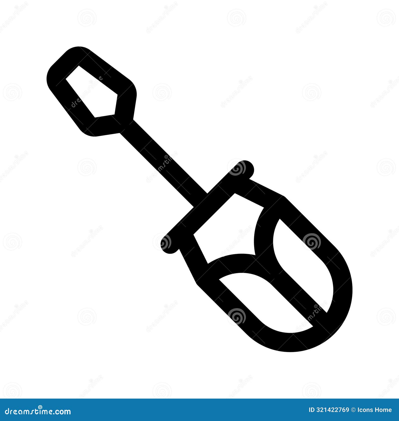 Icon of Screwdriver in Trendy Design Style, Premium Vector Stock Vector ...