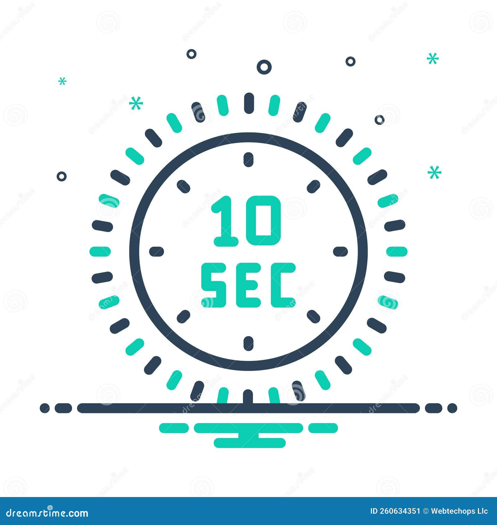 One Second Stopwatch Icon, Timer Symbol, 1 Sec Waiting Time Vector ... One Second Stopwatch Icon, Timer Symbol, 1 Sec Waiting Time Vector ...