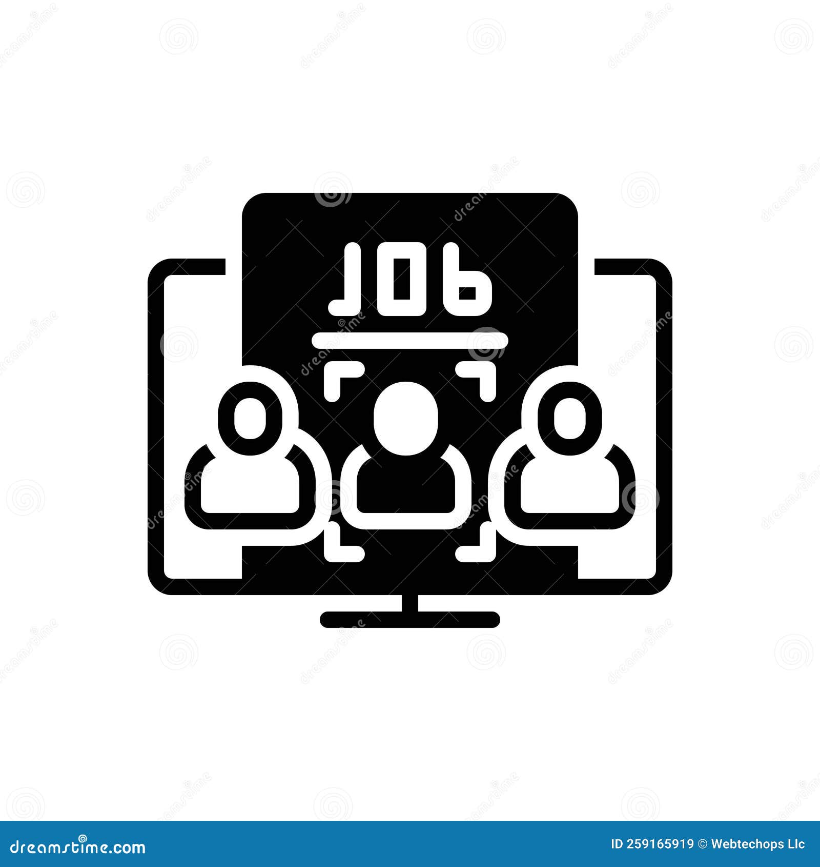 Black Solid Icon for Seeker, Inquirer and Hopeful Stock Vector ...