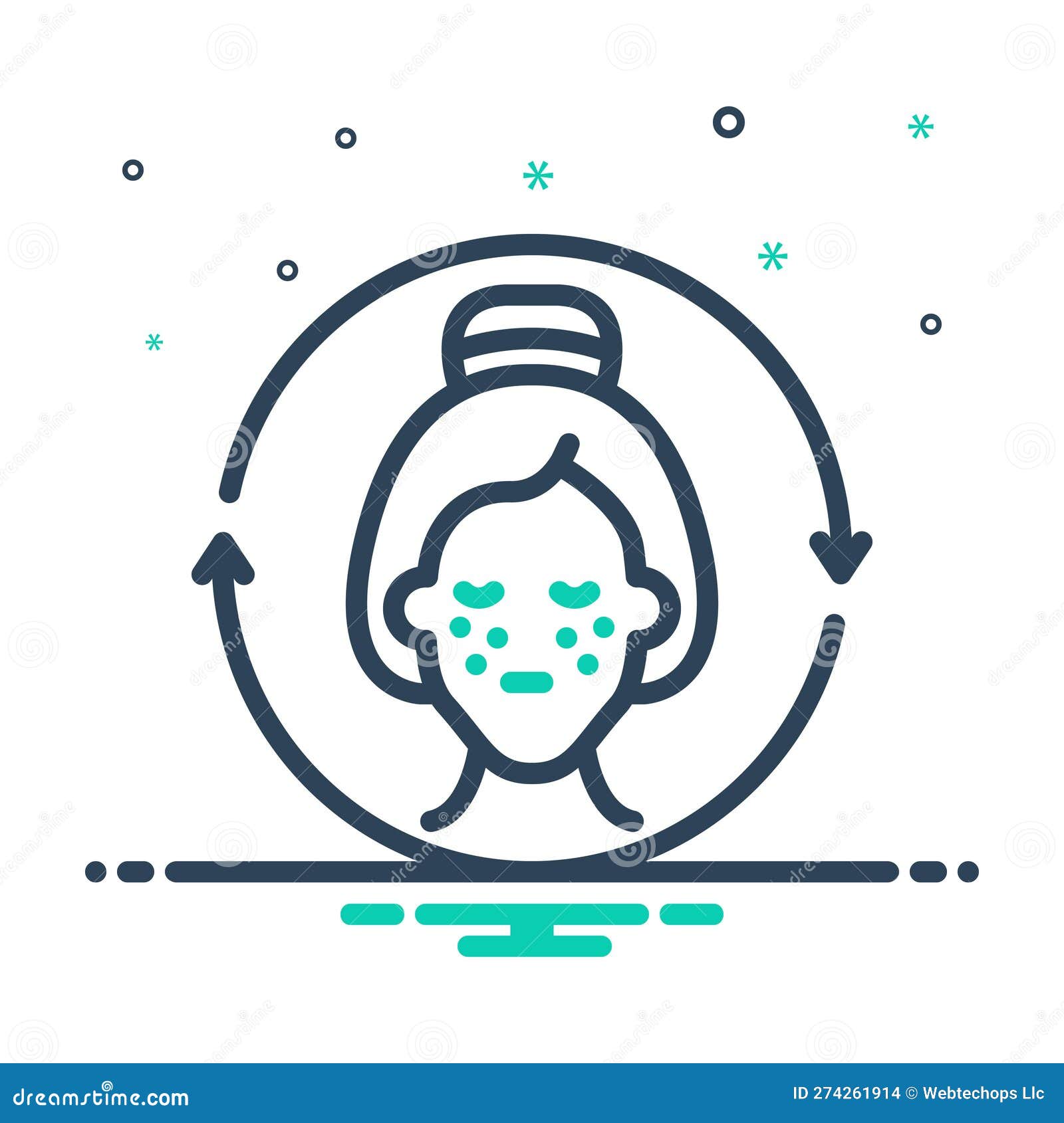 Mix Icon for Sensitivity, Susceptibility and Reactivity Stock ...