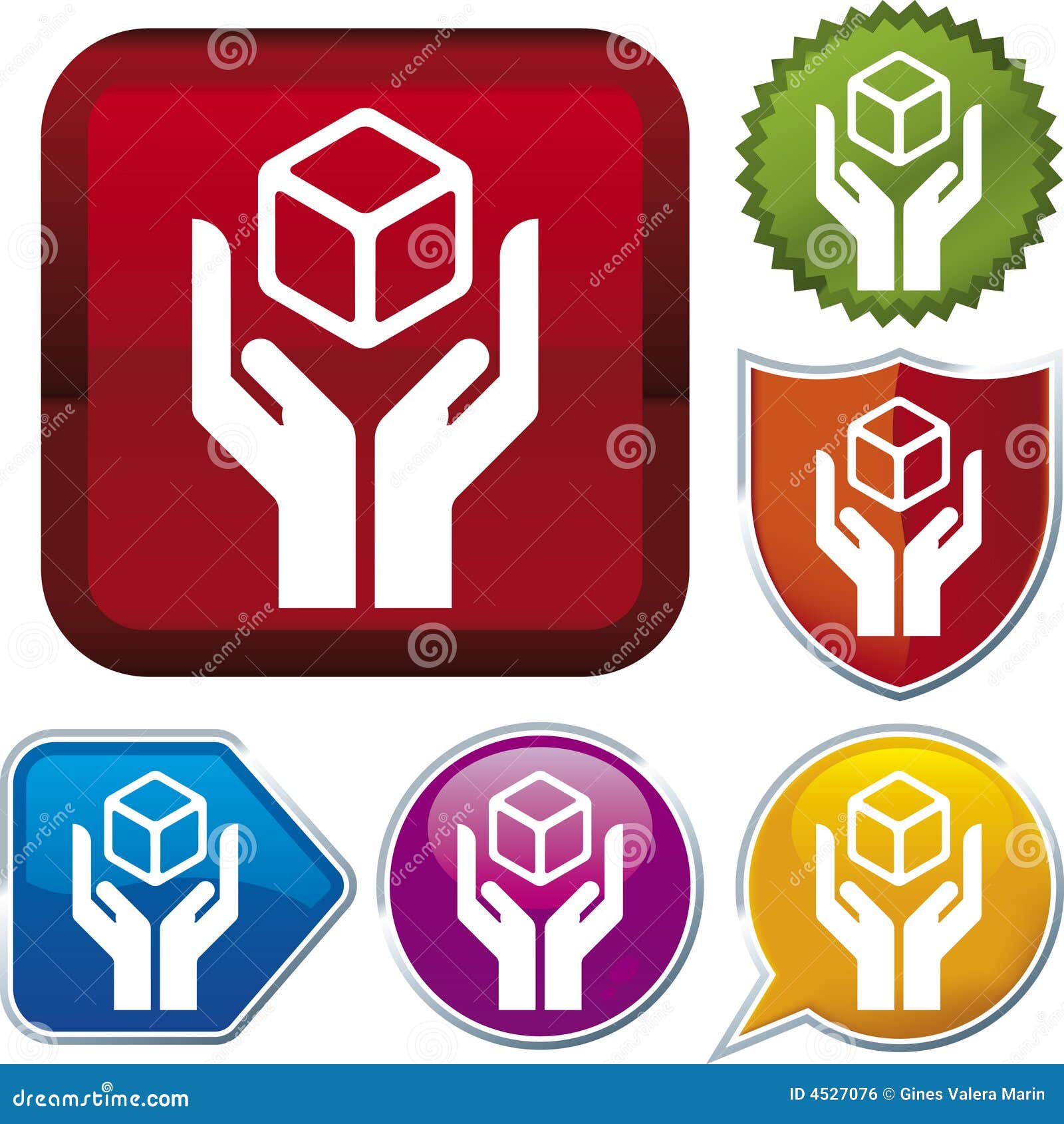 Icon Series: Handle with Care Stock Vector - Illustration of simple ...