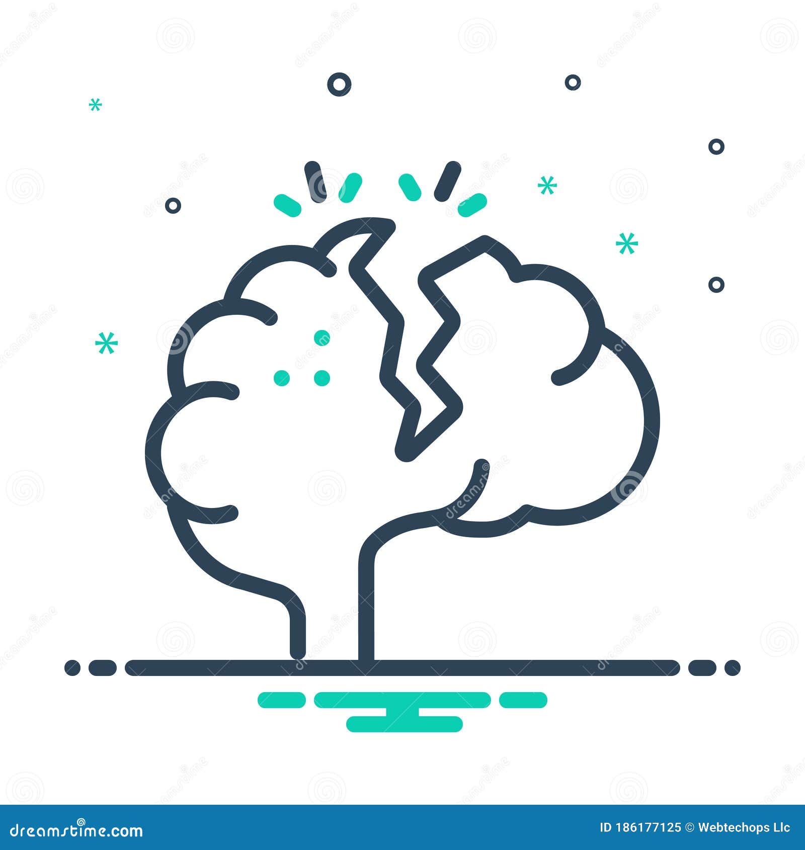 Mix Icon for Serious, Solemn and Grave Stock Vector - Illustration of ...