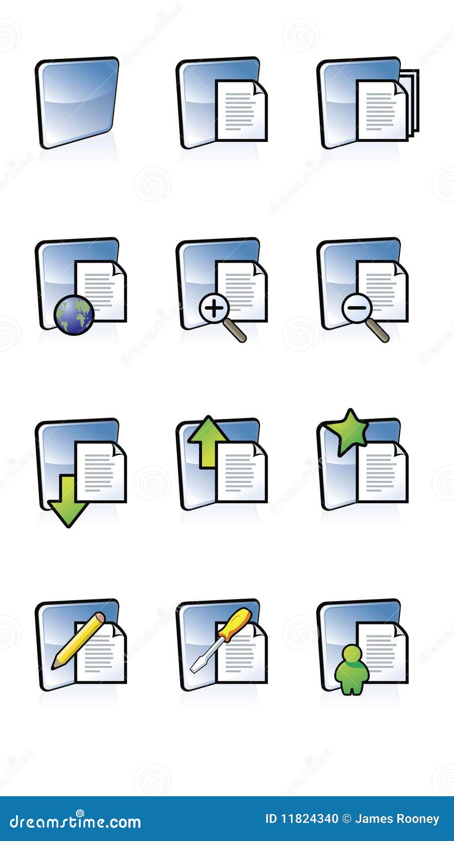 Icon Set 2 stock vector. Illustration of website, symbol - 11824340