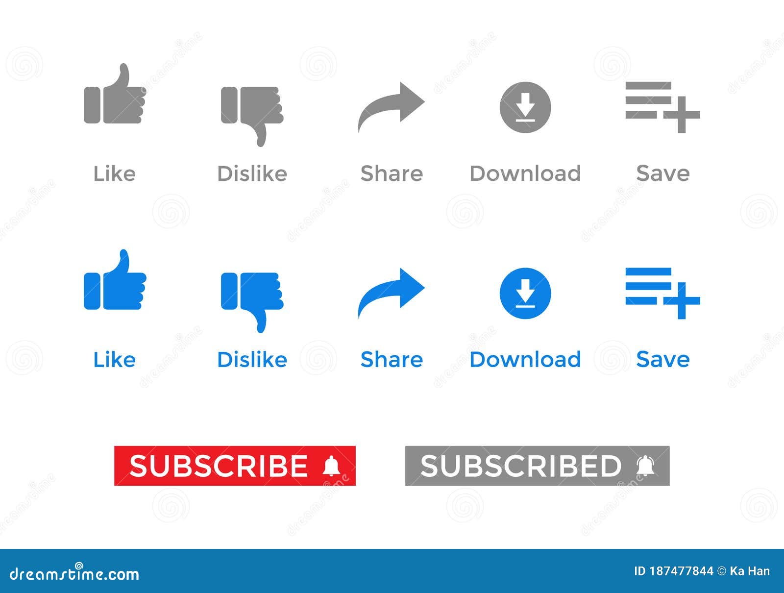 Icon Set for Channel. Like, Dislike, Share, Download, Save, and ... Icon Set for Channel. Like, Dislike, Share, Download, Save, and ...